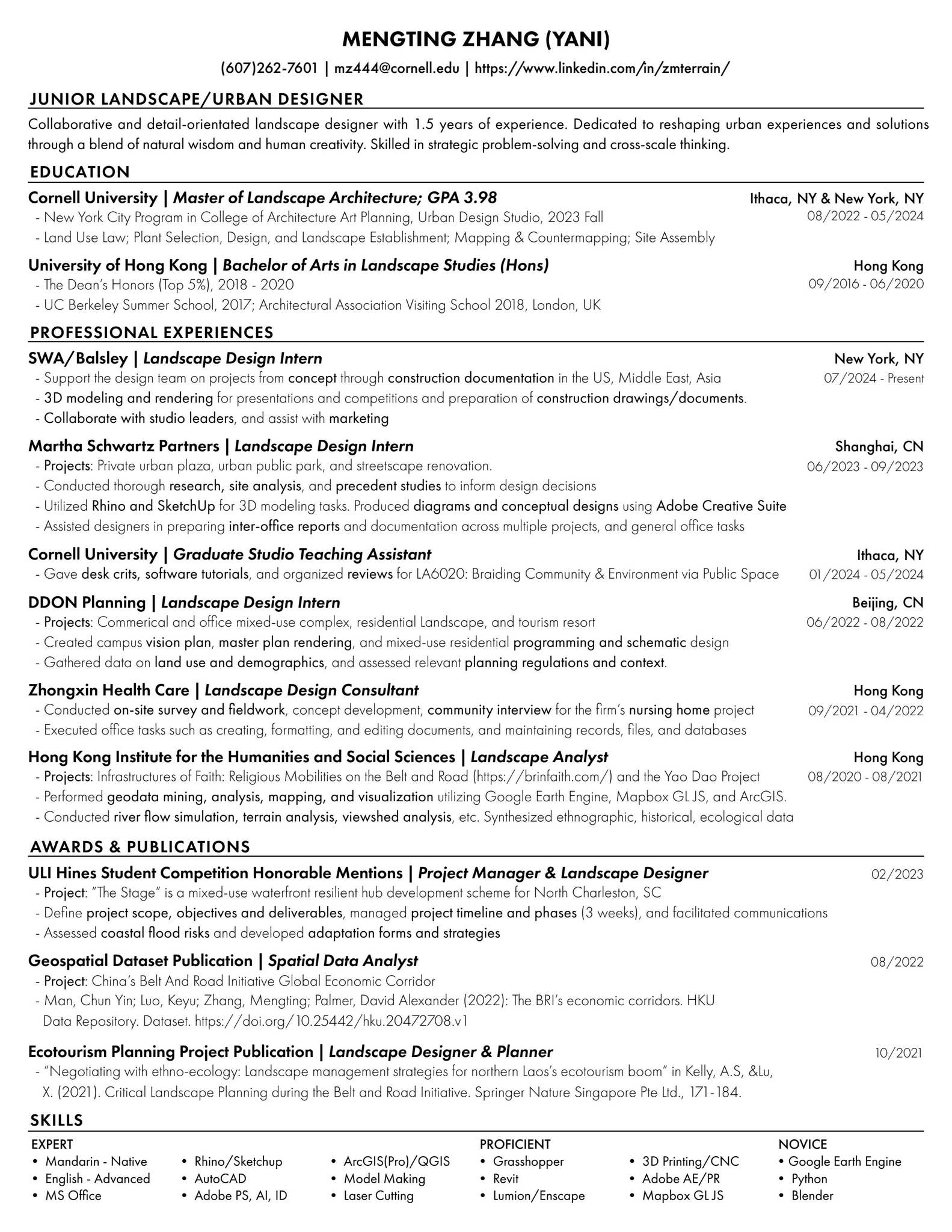 Yani Zhang by Mengting Zhang - Issuu