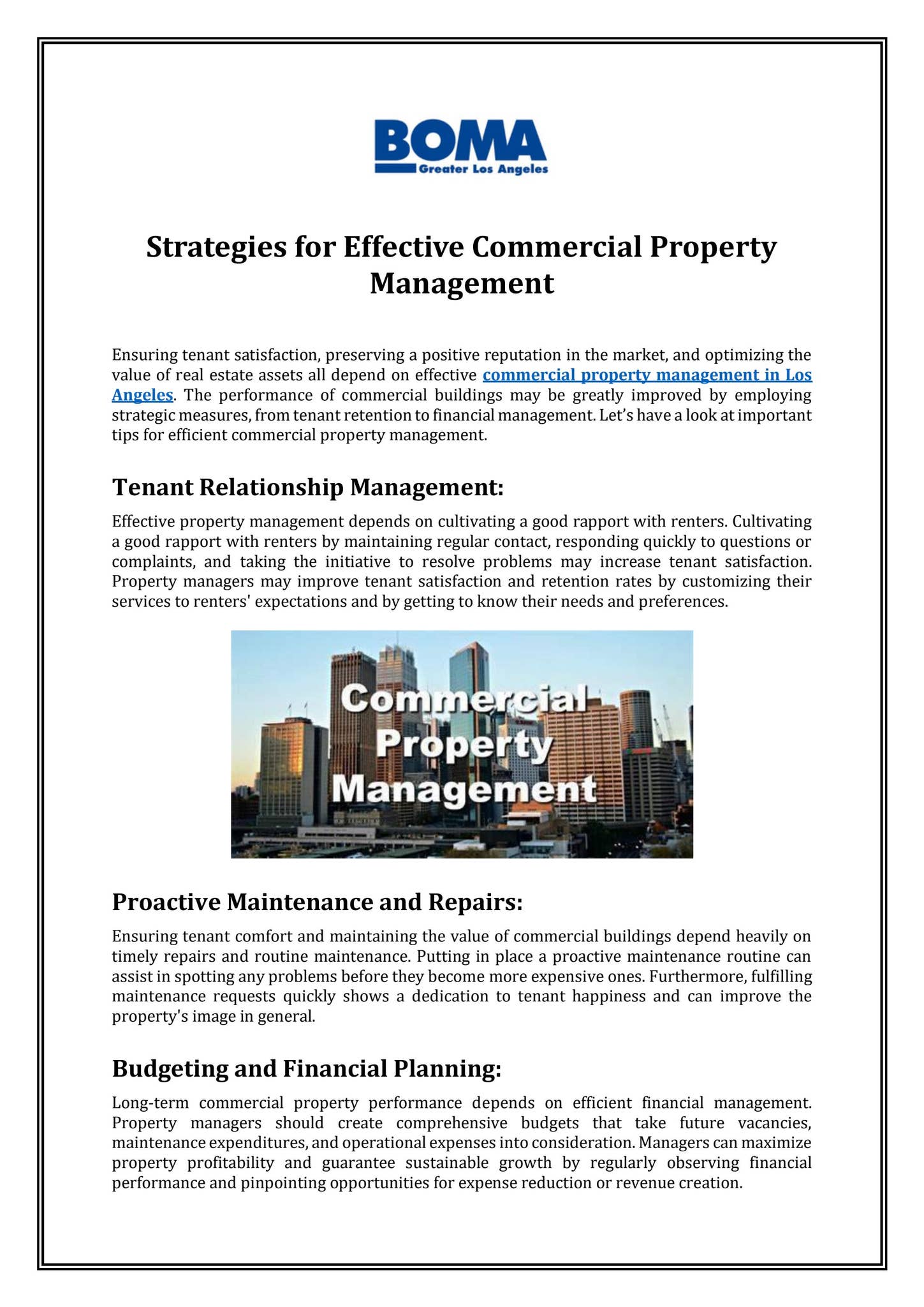 Strategies for Effective Commercial Property Management by BOMA Greater ...