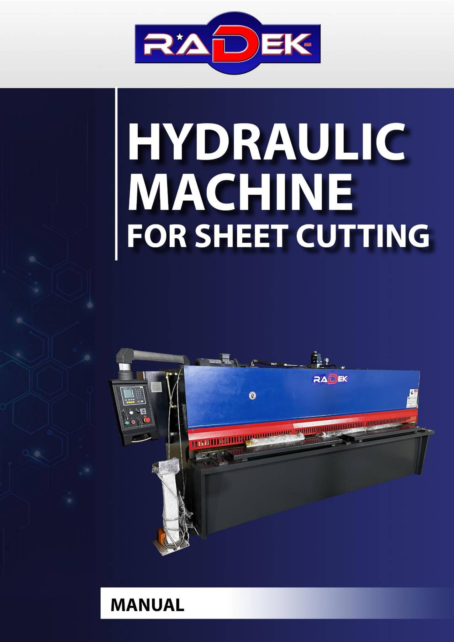 HYDRAULIC MACHINE FOR SHEET CUTTING - MANUAL by RADEK - Woodworking ...