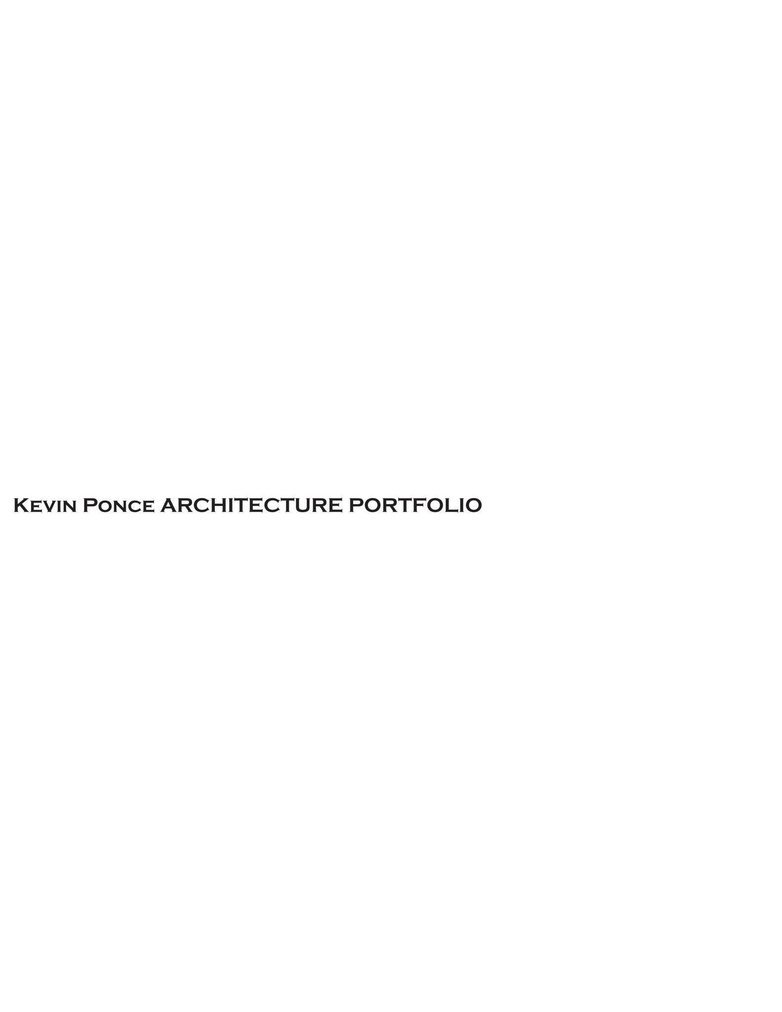 Kevin Ponce 2024 Portfolio by KPO. - Issuu
