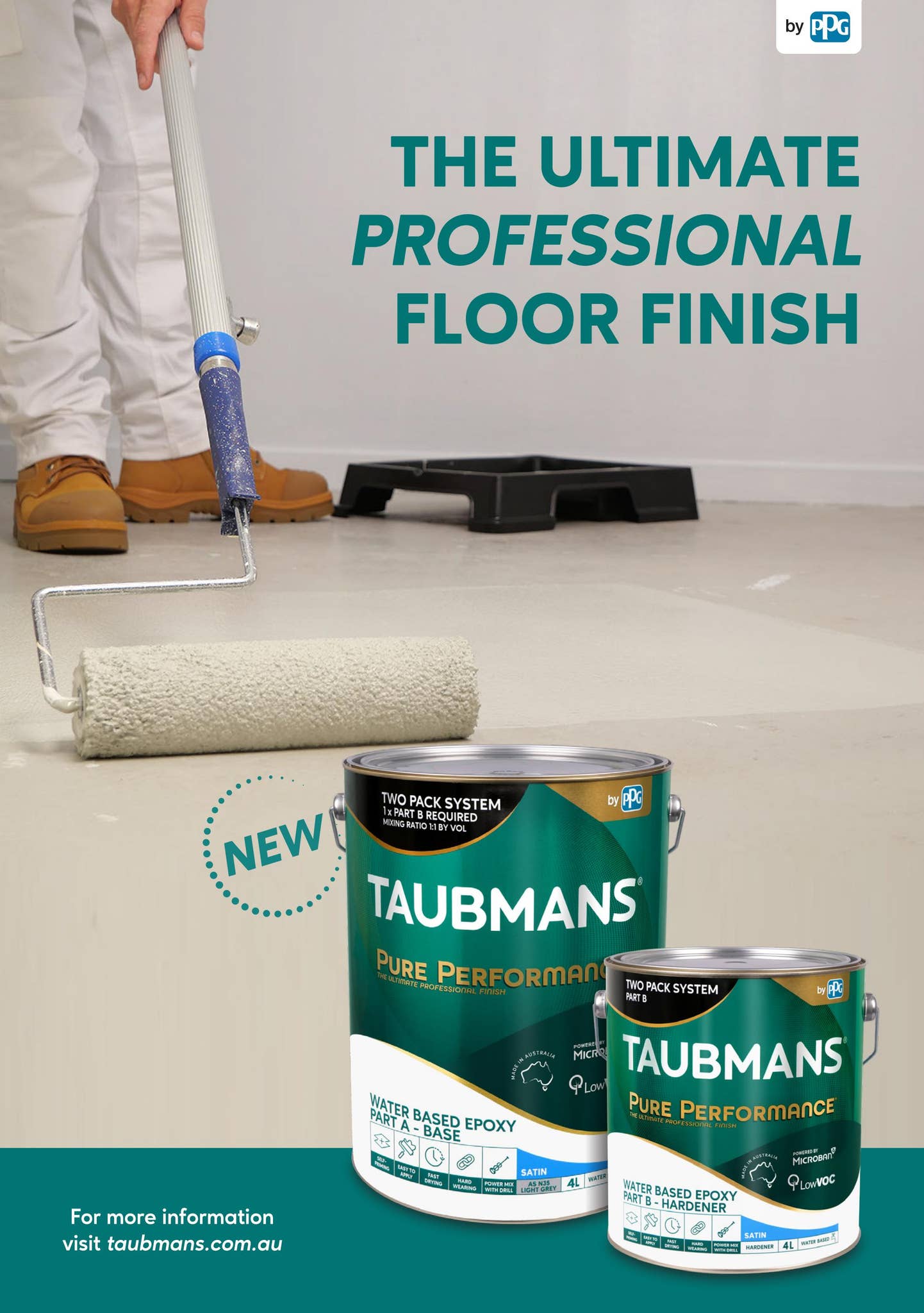 The New Taubmans Pure Performance Water Based Epoxy by PPG Australia ...