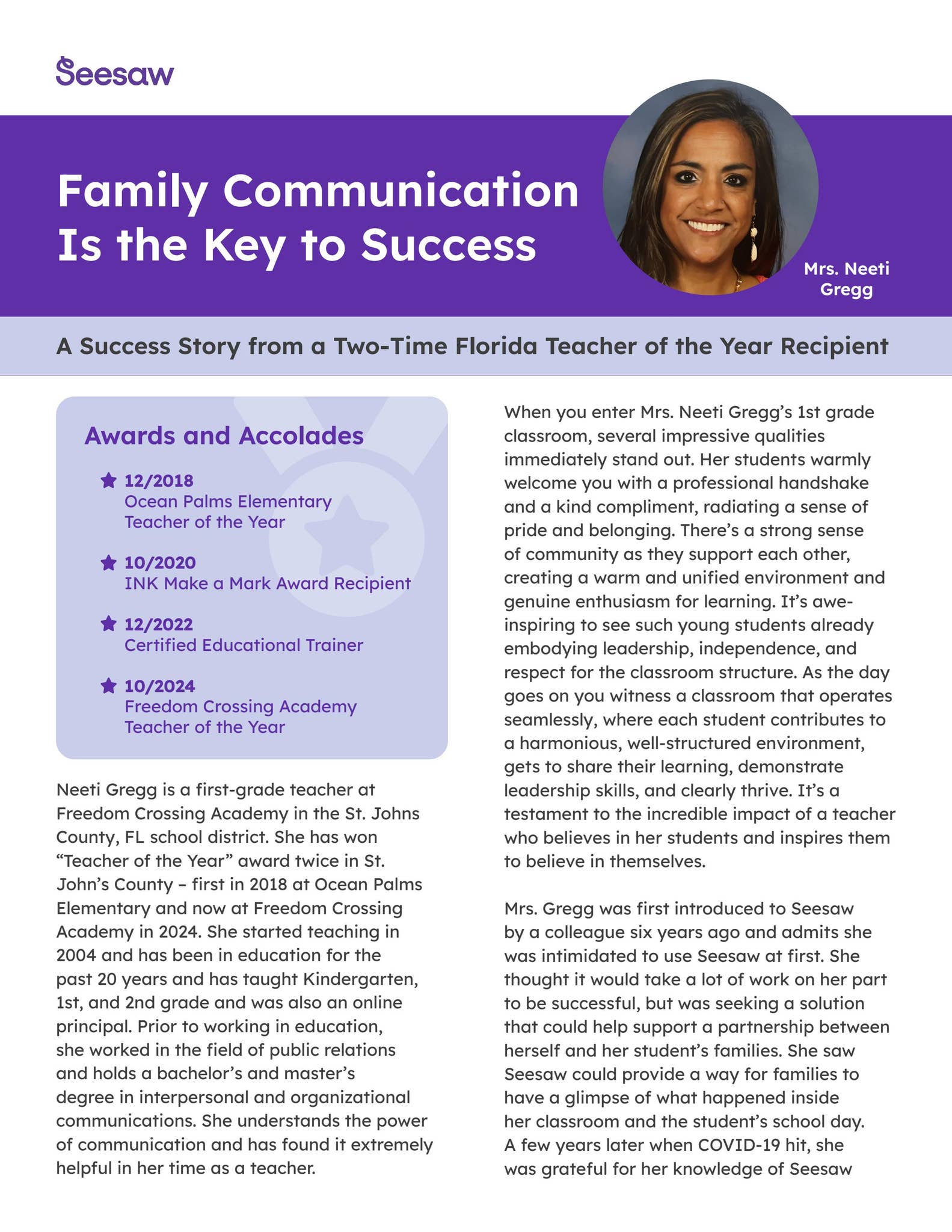 Family Communication is the Key to Success (Mrs. Neeti Gregg) by ...