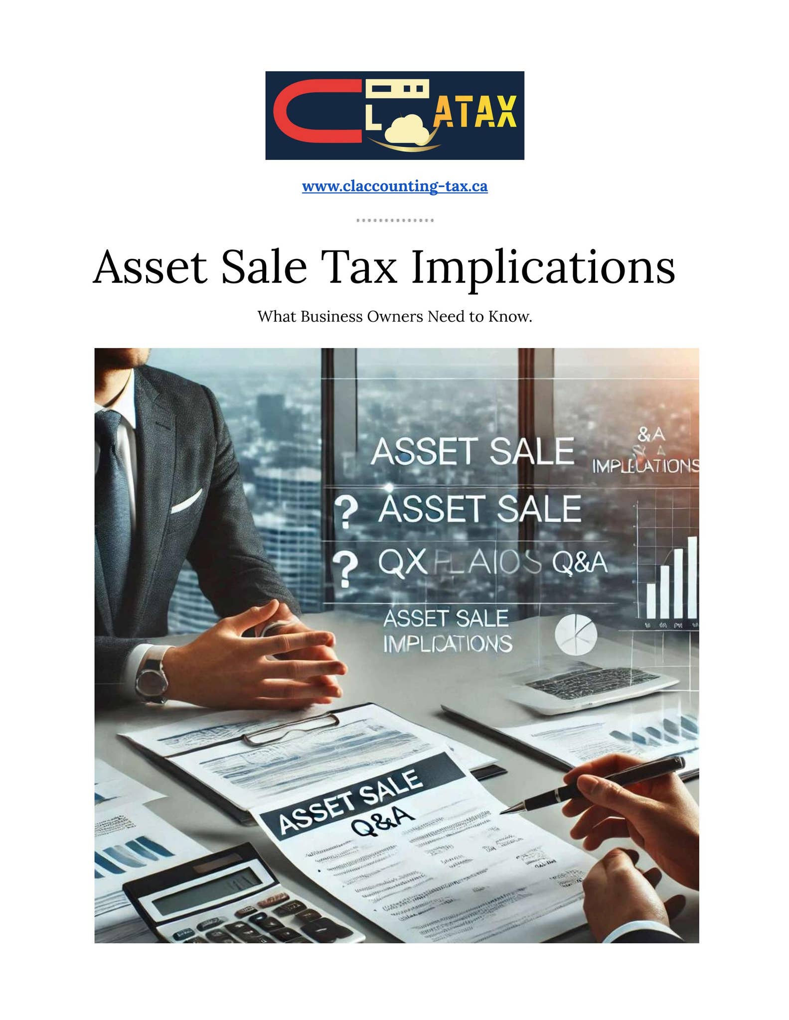 Asset Sale Tax Implications What Business Owners Need to Know by Cloud ...