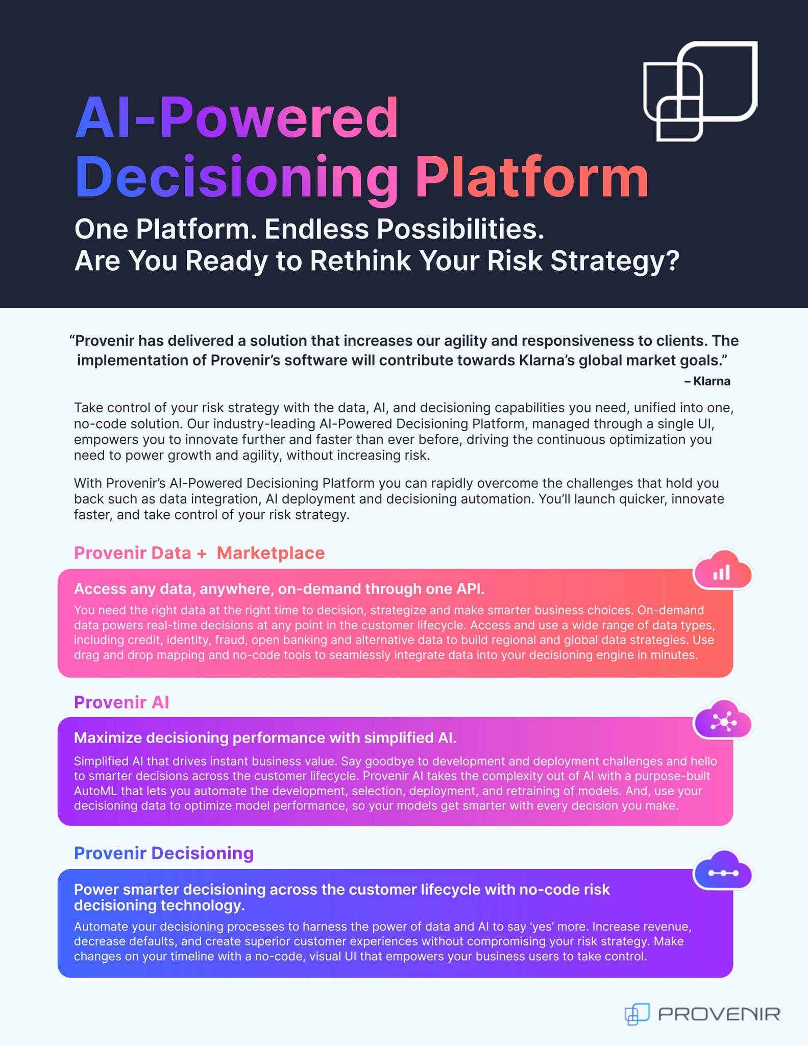 Provenir_Datasheet_Unified-Solution by Provenir - Issuu