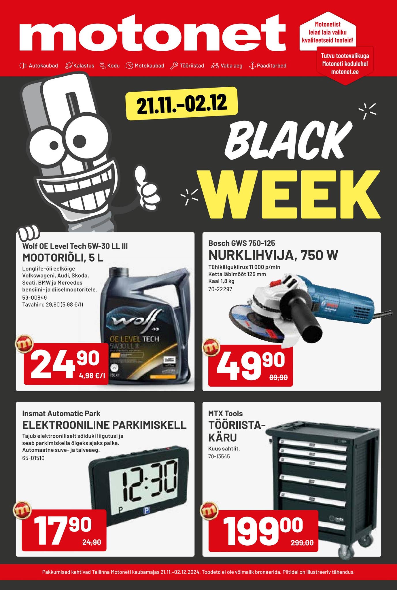 Motonet - Black Week 21.11.-02.12.24 by Motonet Oy - Issuu