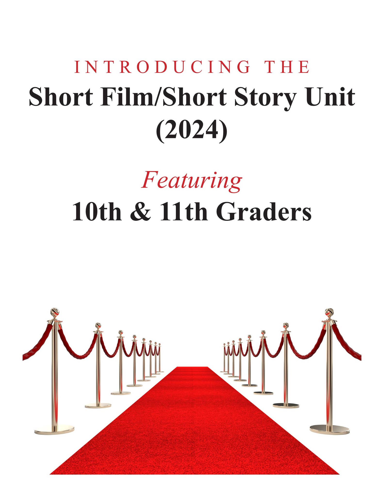 Short Film/Short Story Unit - 2024 by Darlene Burks - Issuu