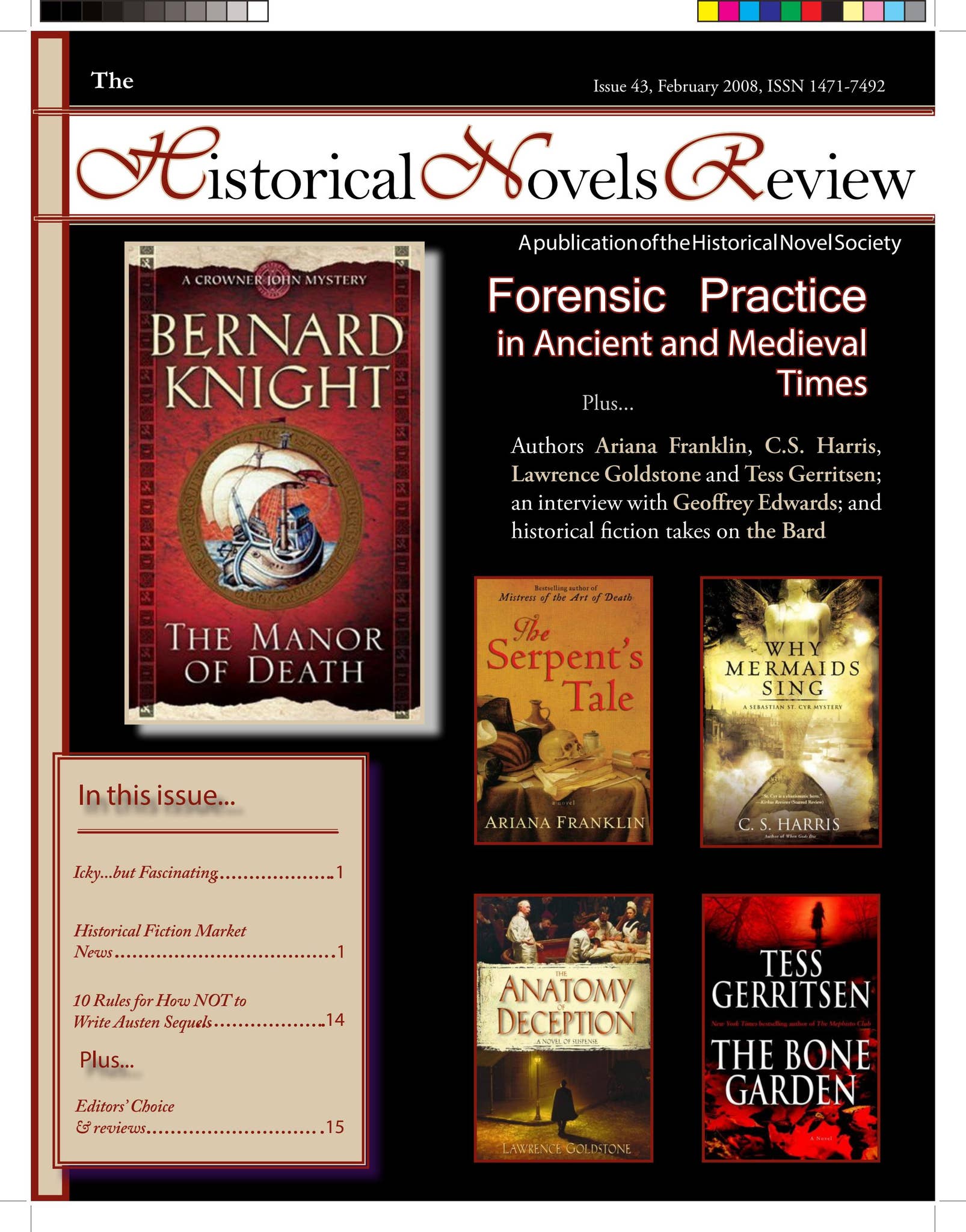 Historical Novels Review | Issue 43 (February 2008) by The Historical ...