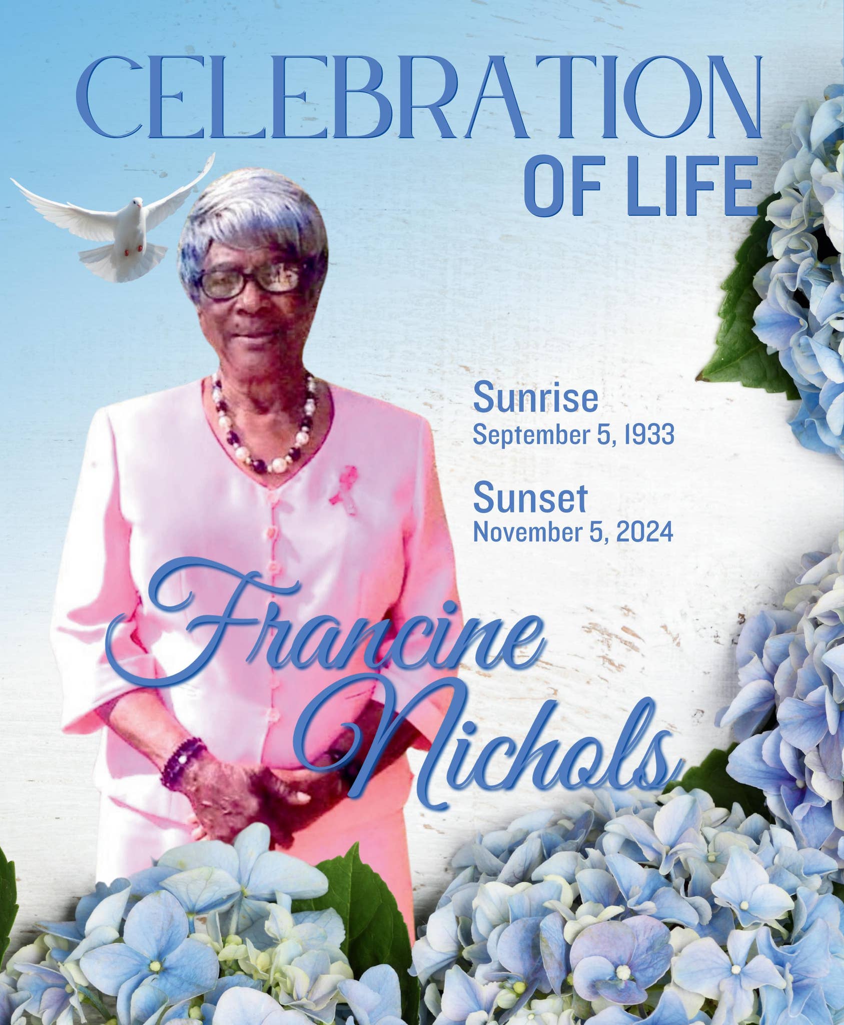 Celebrtion of Life for Francine Nichols by GBN News - Issuu