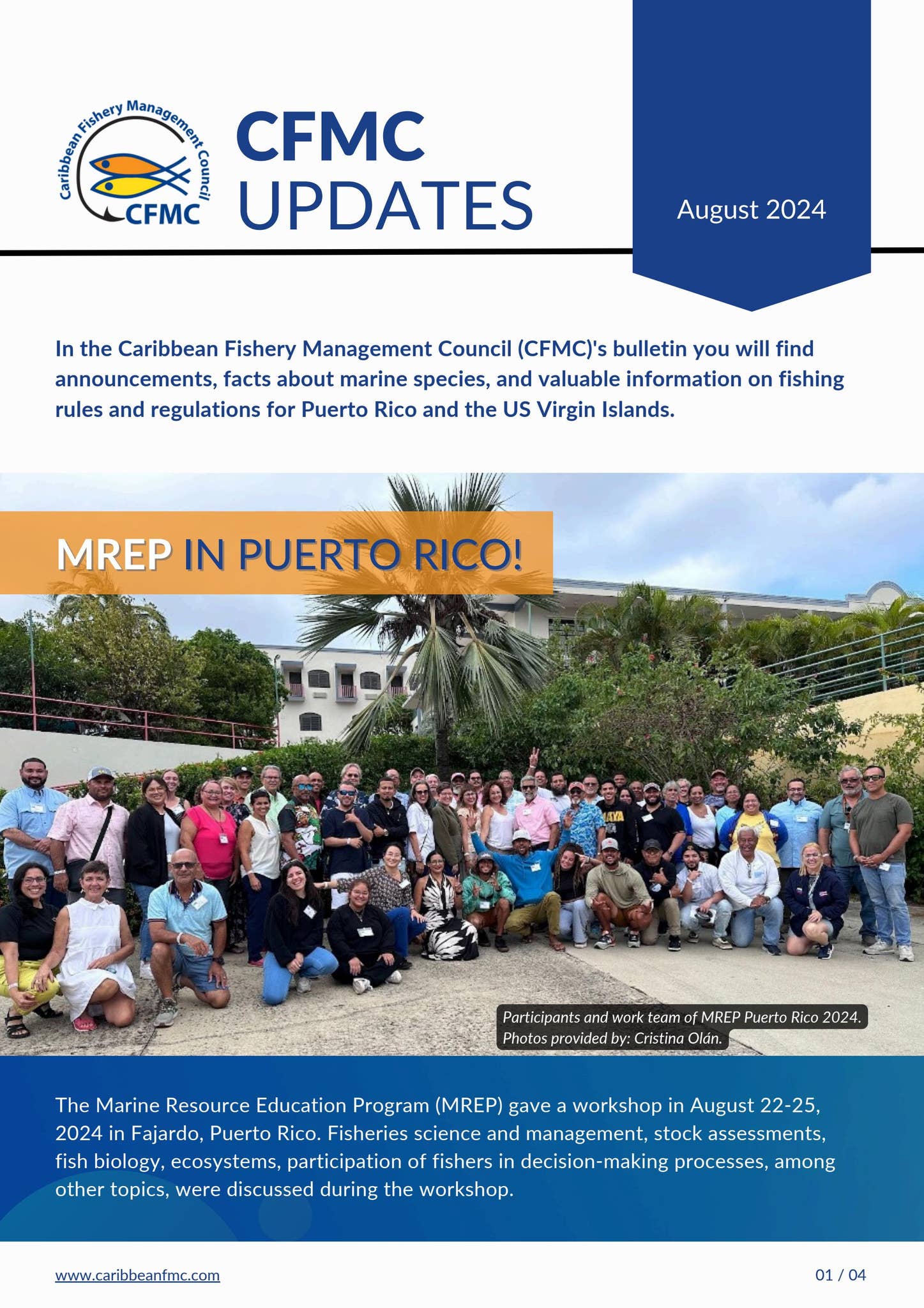 CFMC Updates (August 2024) by Caribbean Fishery Management Council - Issuu