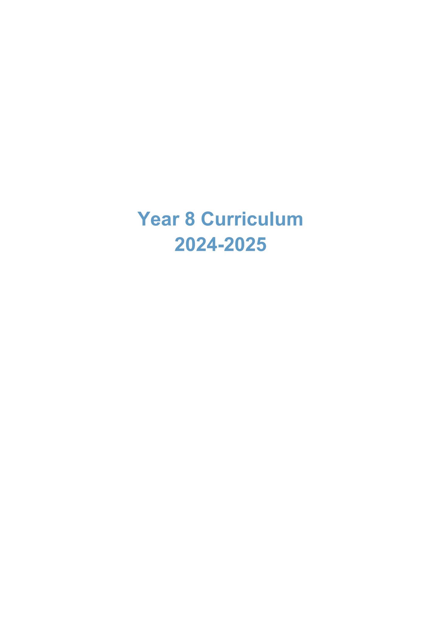 Year 8 Curriculum Booklet 2024-2025 by habselstreeschools - Issuu