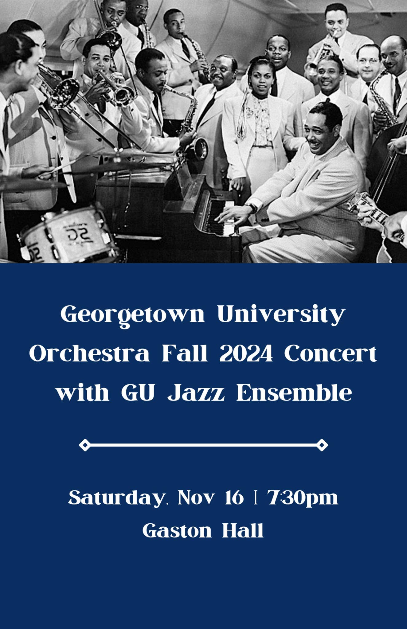 GU Orchestra Fall '24 Concert with GU Jazz by Georgetown University ...