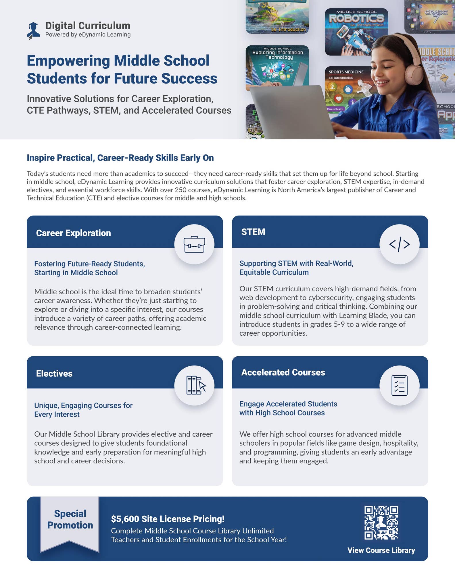 Middle School National Promo Flyer by edynamiclearning - Issuu