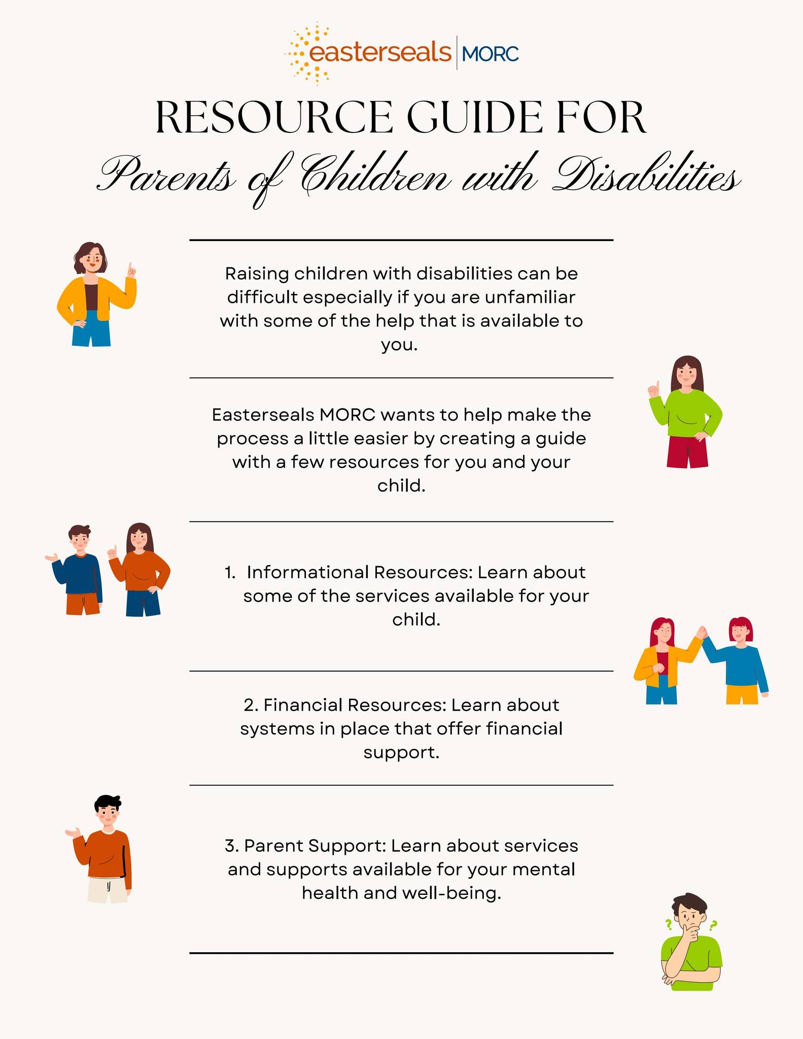 Resources for Parents of Children with Disabilities by Easterseals MORC ...