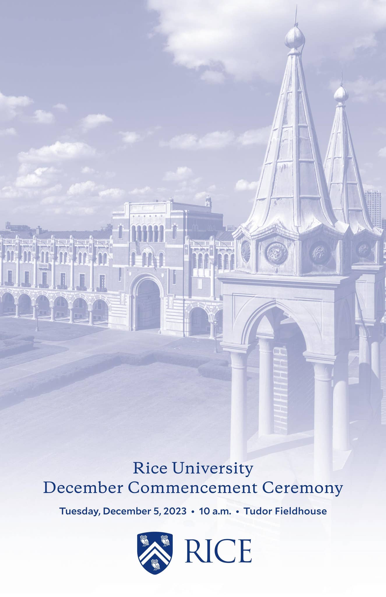 Rice University December 2023 Digital Commencement Program by RiceUniversityEvents - Issuu