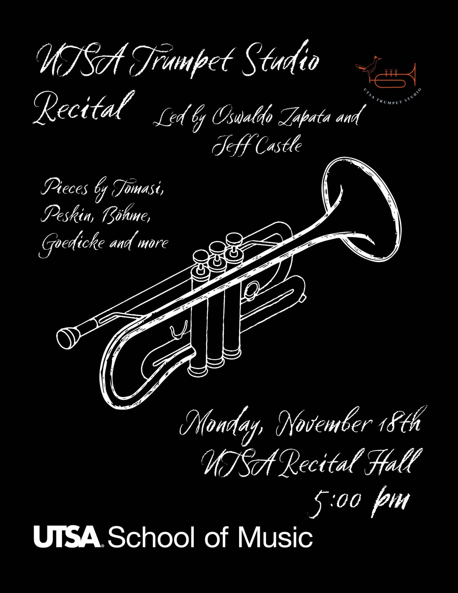 Trumpet Studio Recital Program 18 Nov 24 by UTSA School of Music - Issuu