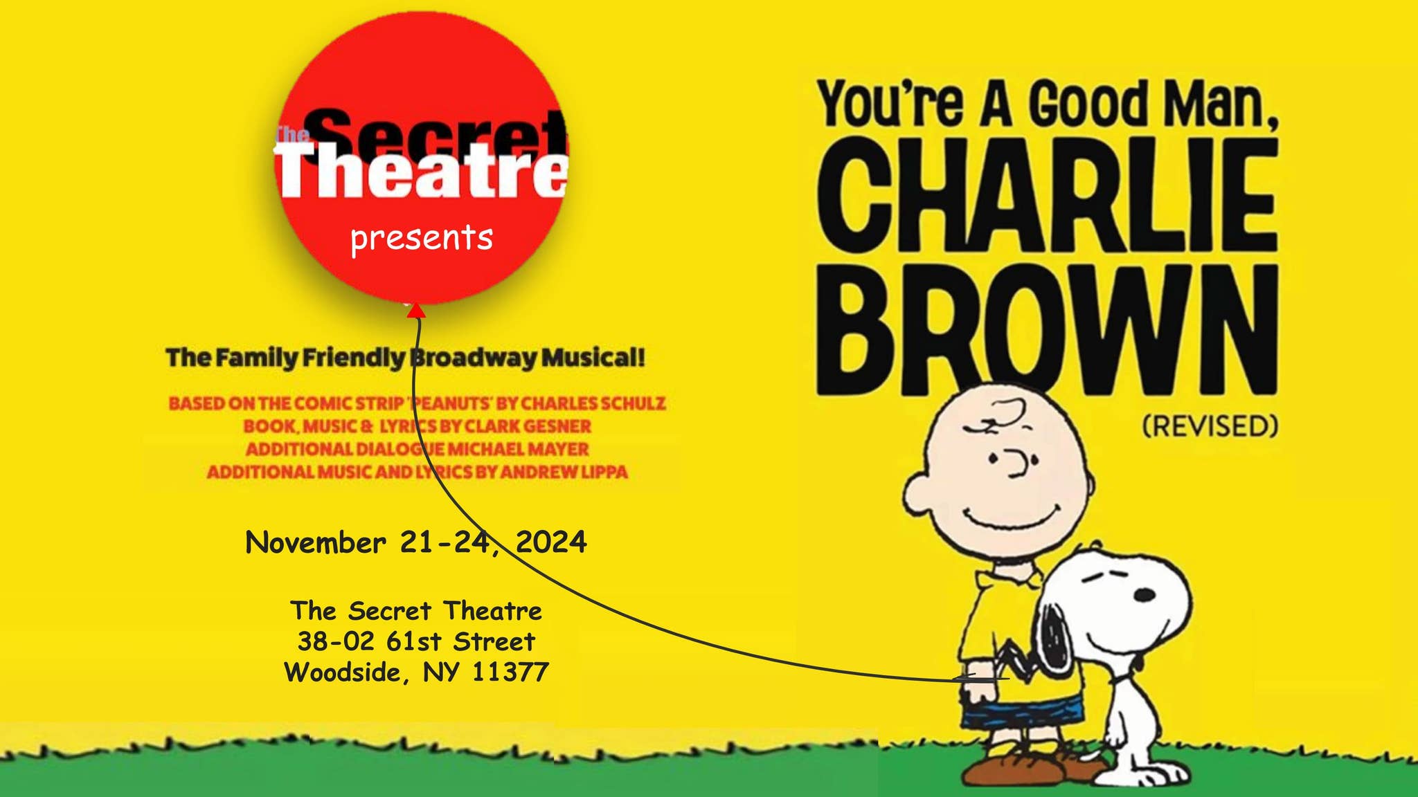 The Secret Theatre Presents: You're A Good Man, Charlie Brown (Revised ...