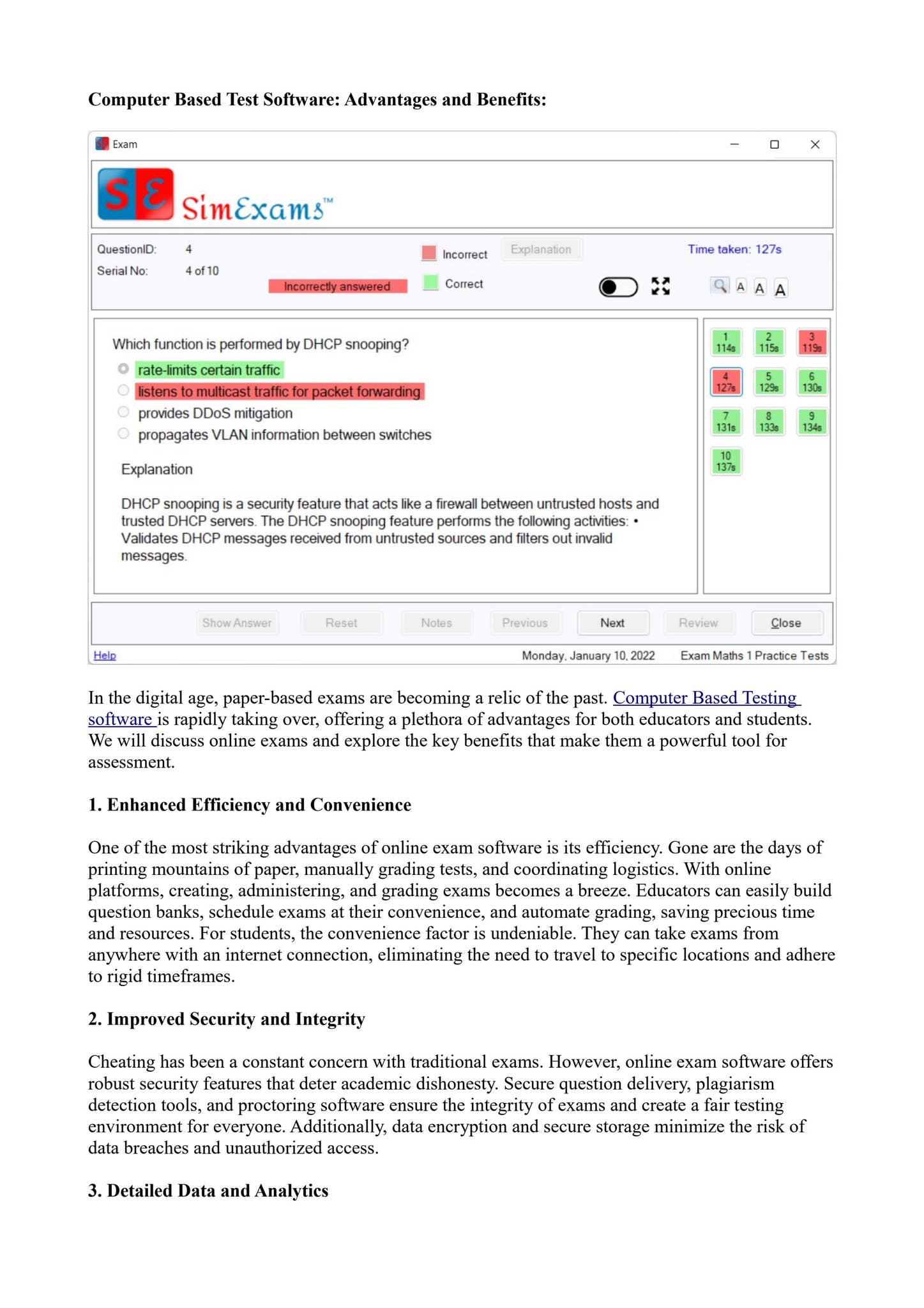 Computer Based Test Software by SimulationExams - Issuu