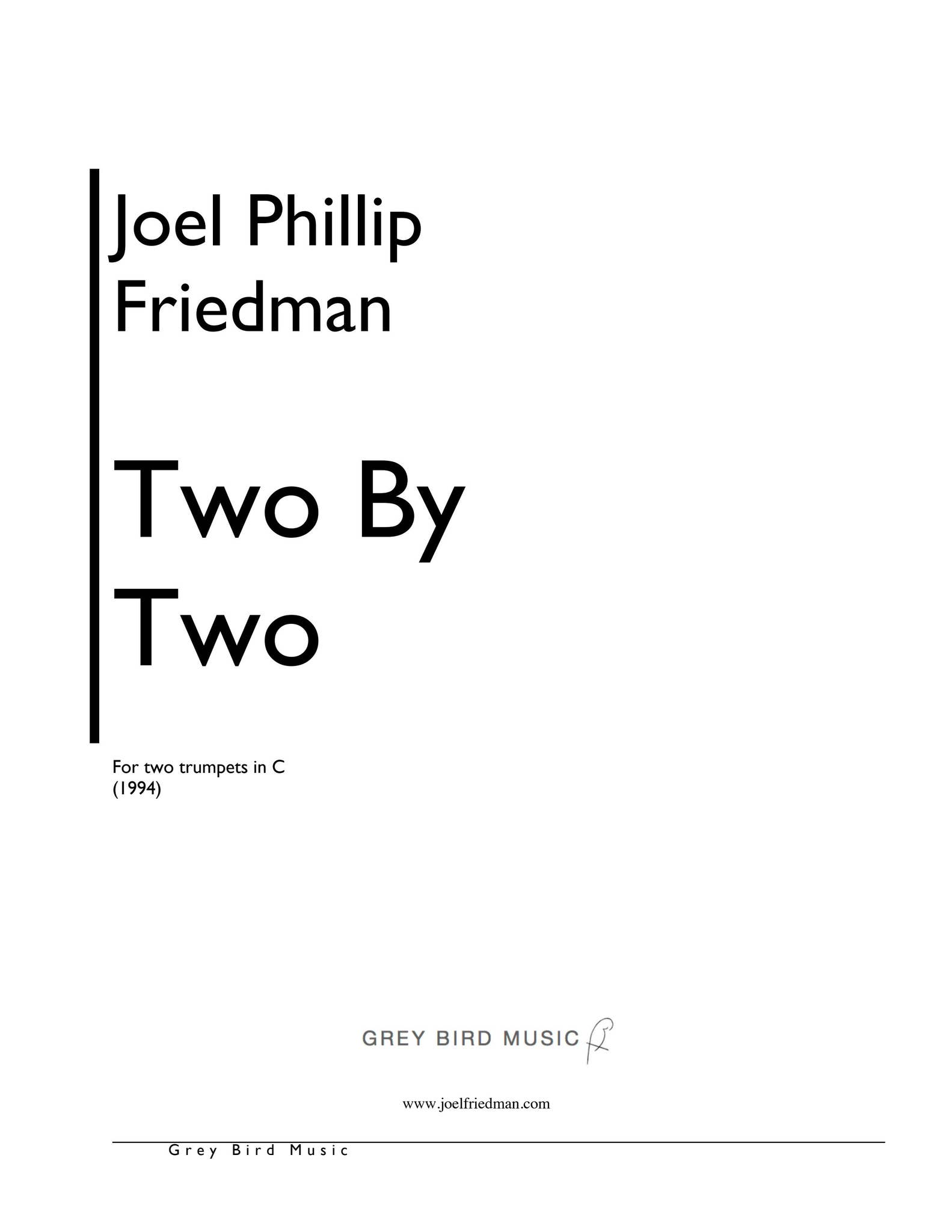 Two By Two by Joel Phillip Friedman - Issuu