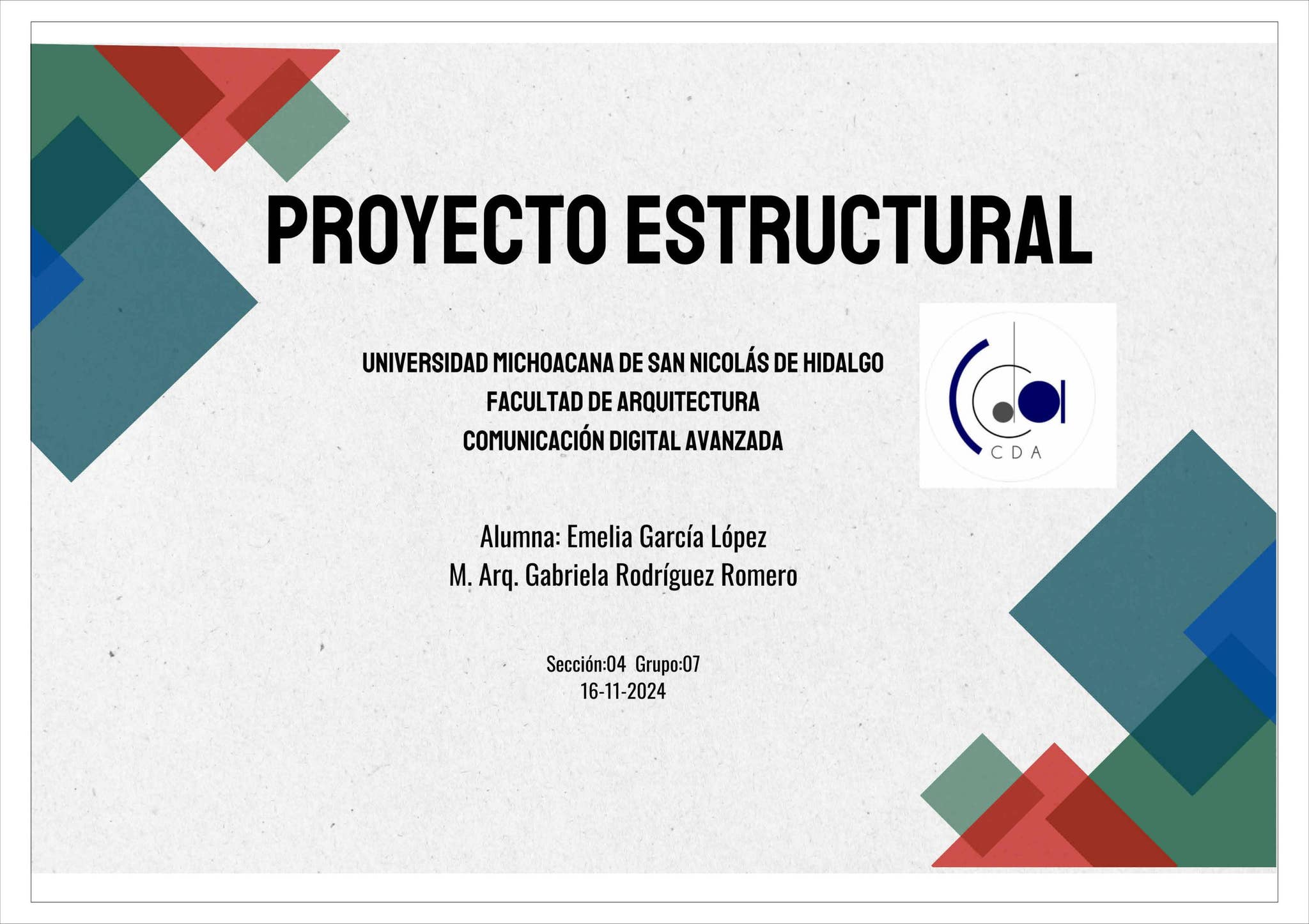 Proyecto estructural by Emelia García López - Issuu