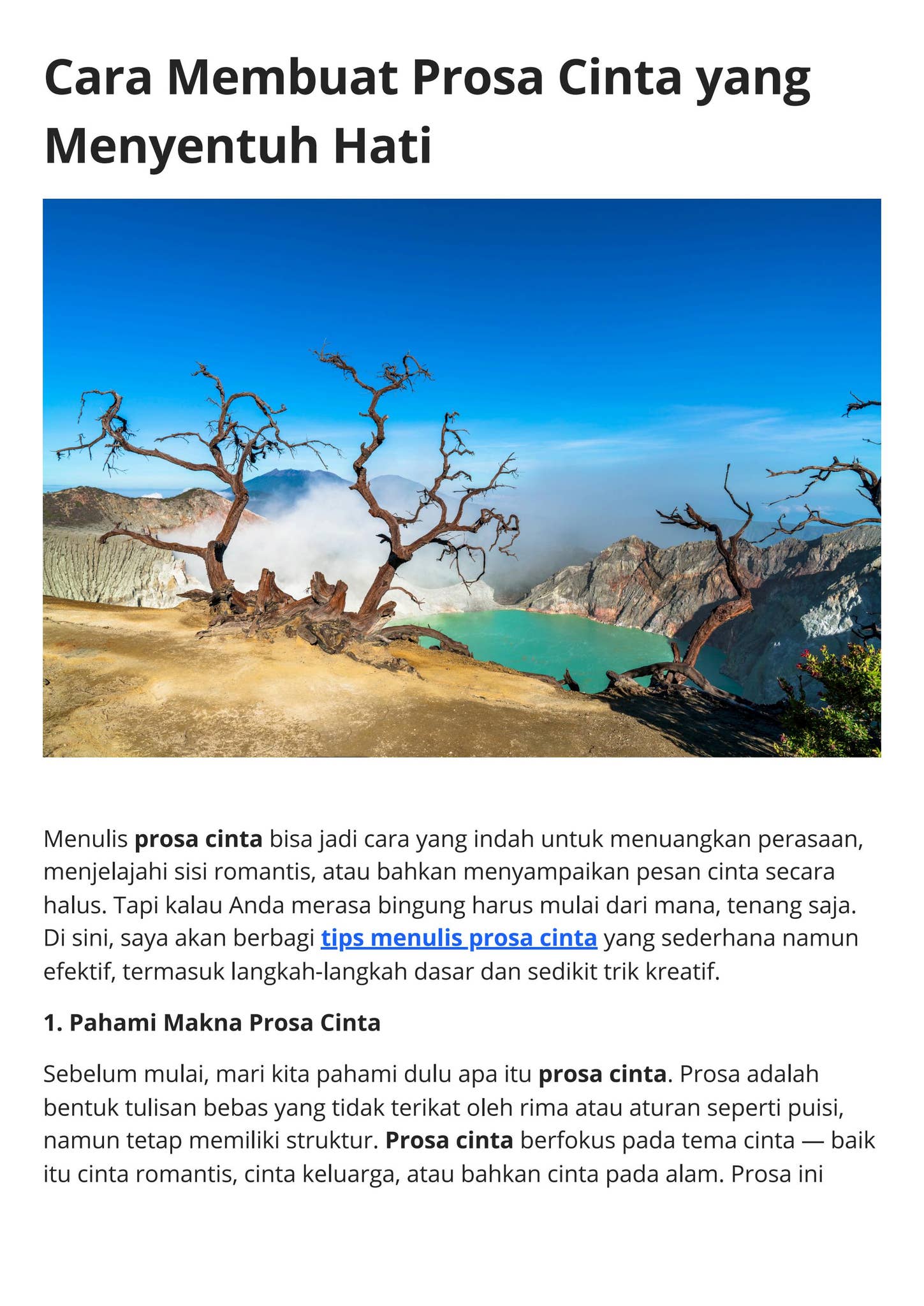 Cara Membuat Prosa Cinta yang Menyentuh Hati by ddandrn - Issuu