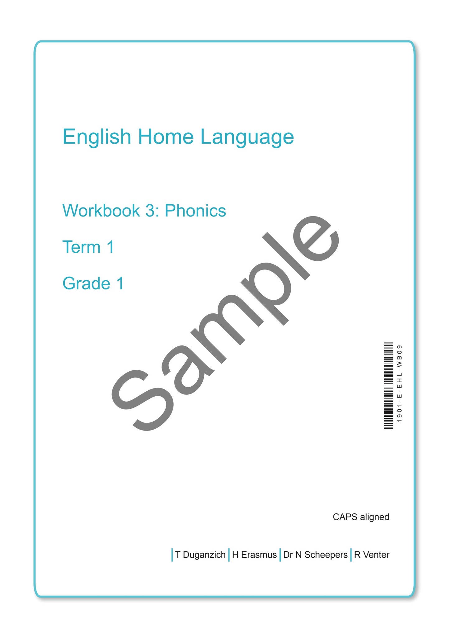 English Home Language Workbook 3: Phonics Term 1 Grade 1 by Impaq - Issuu