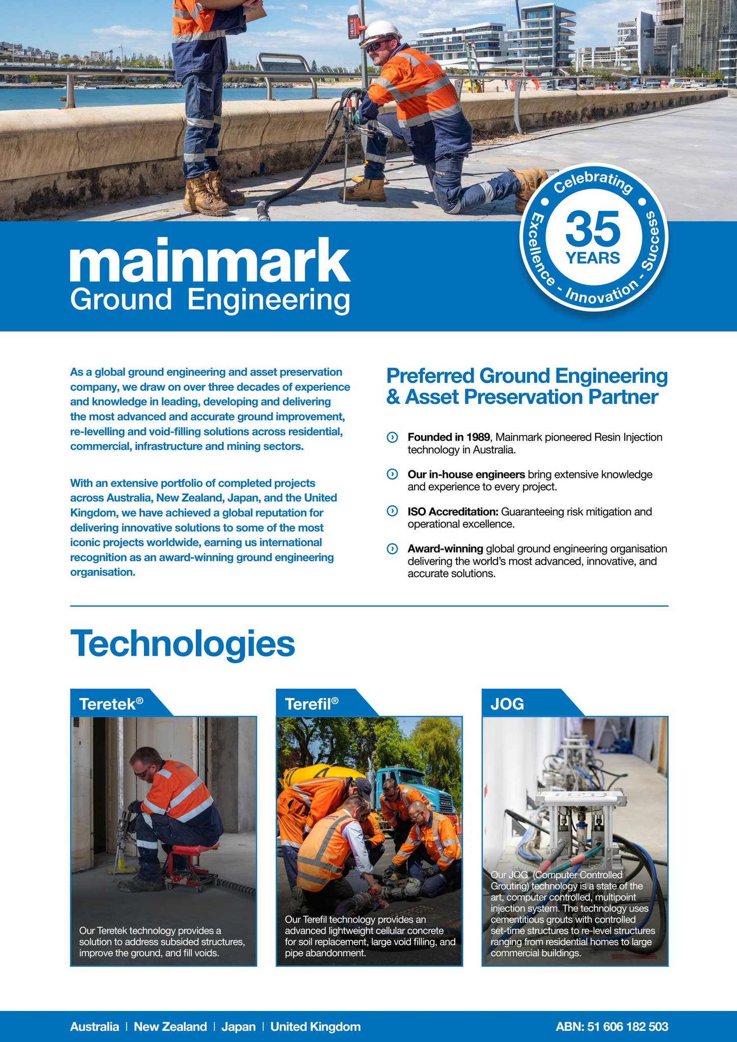 Mainmark Ground Engineering - Capability Document by mainmarkgroundengineering - Issuu