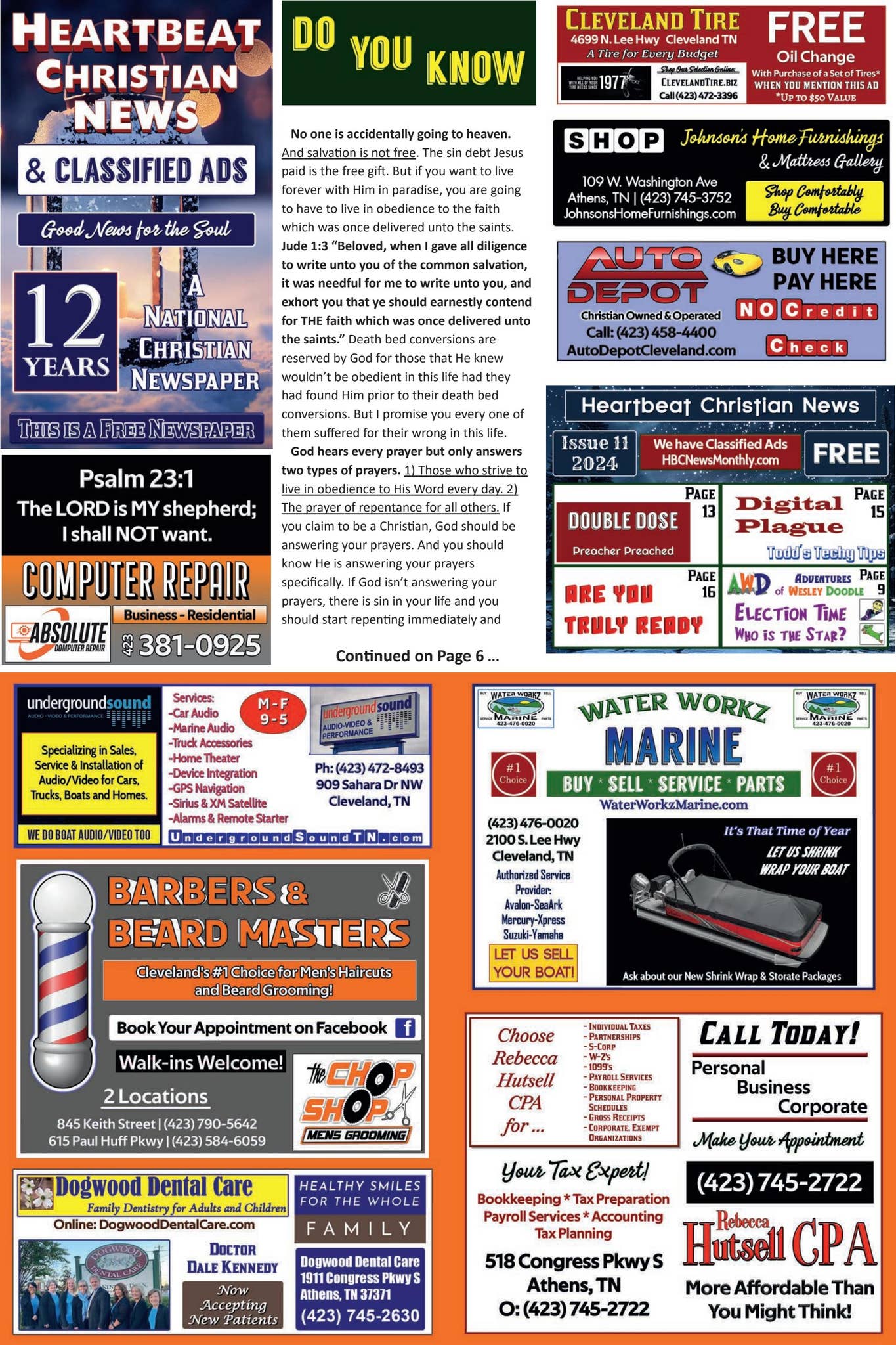 NOV 2024 Issue - Heartbeat Christian News by Heartbeat Christian News ...