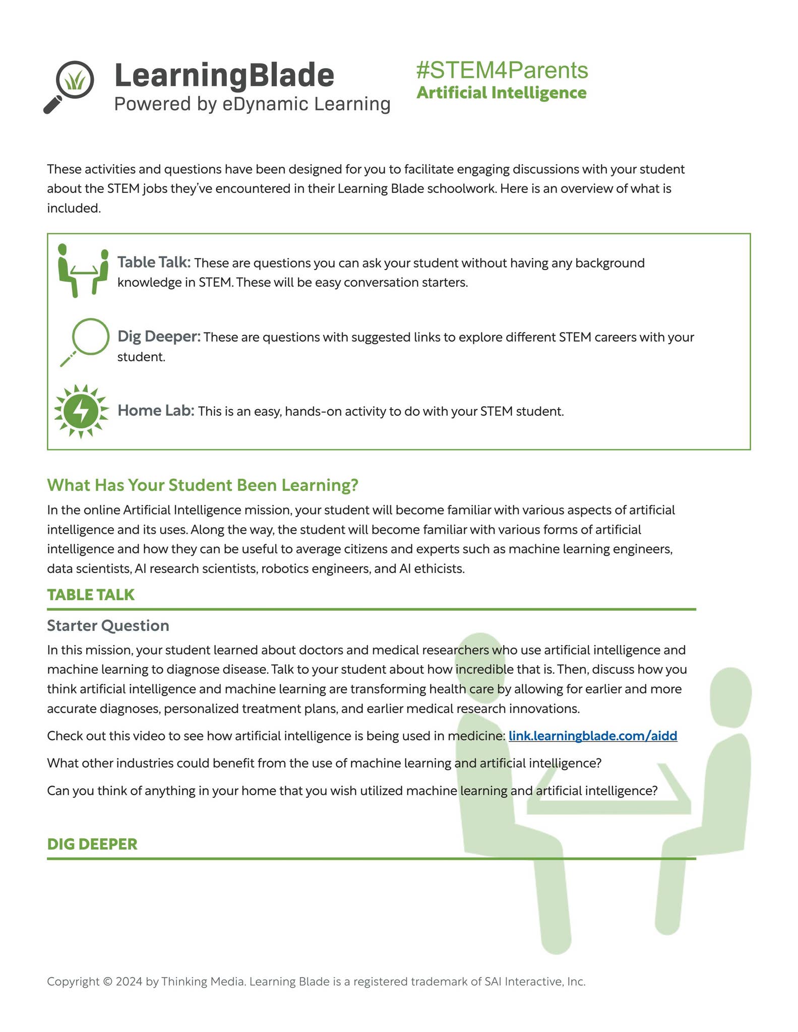 Intro to AI - Learning Blade STEM4Parents by edynamiclearning - Issuu