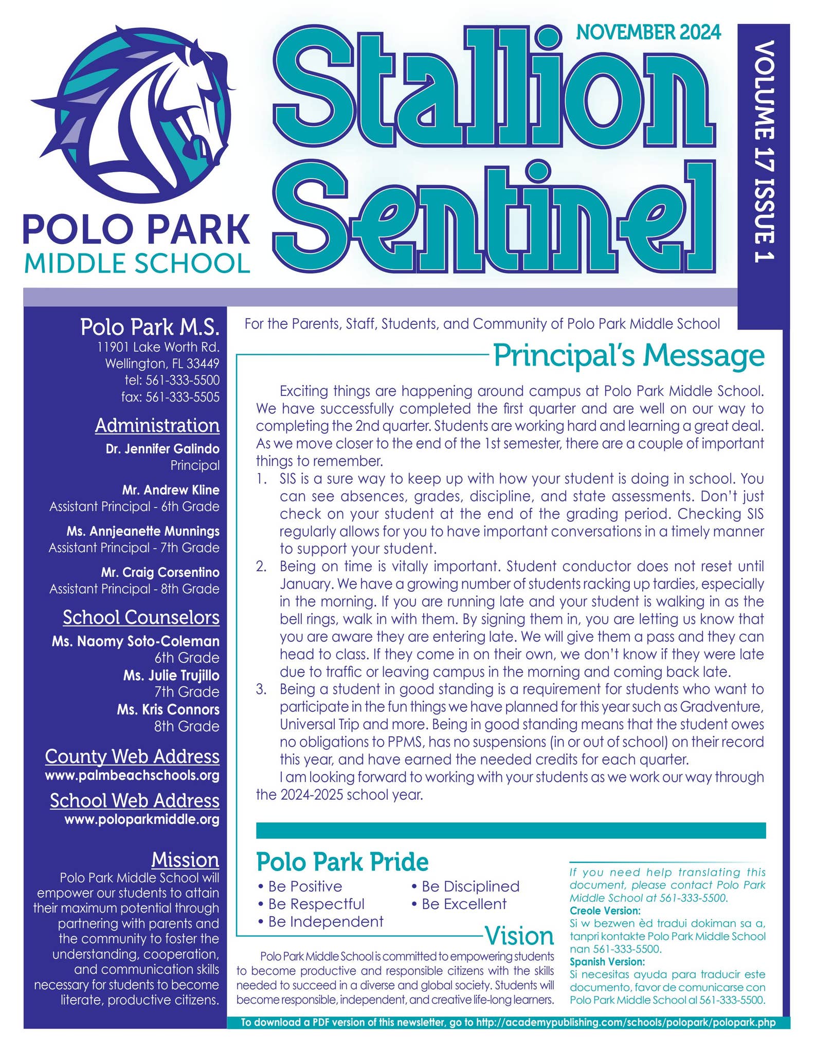 Polo Park Middle School by Academy Publishing, Inc. - Issuu