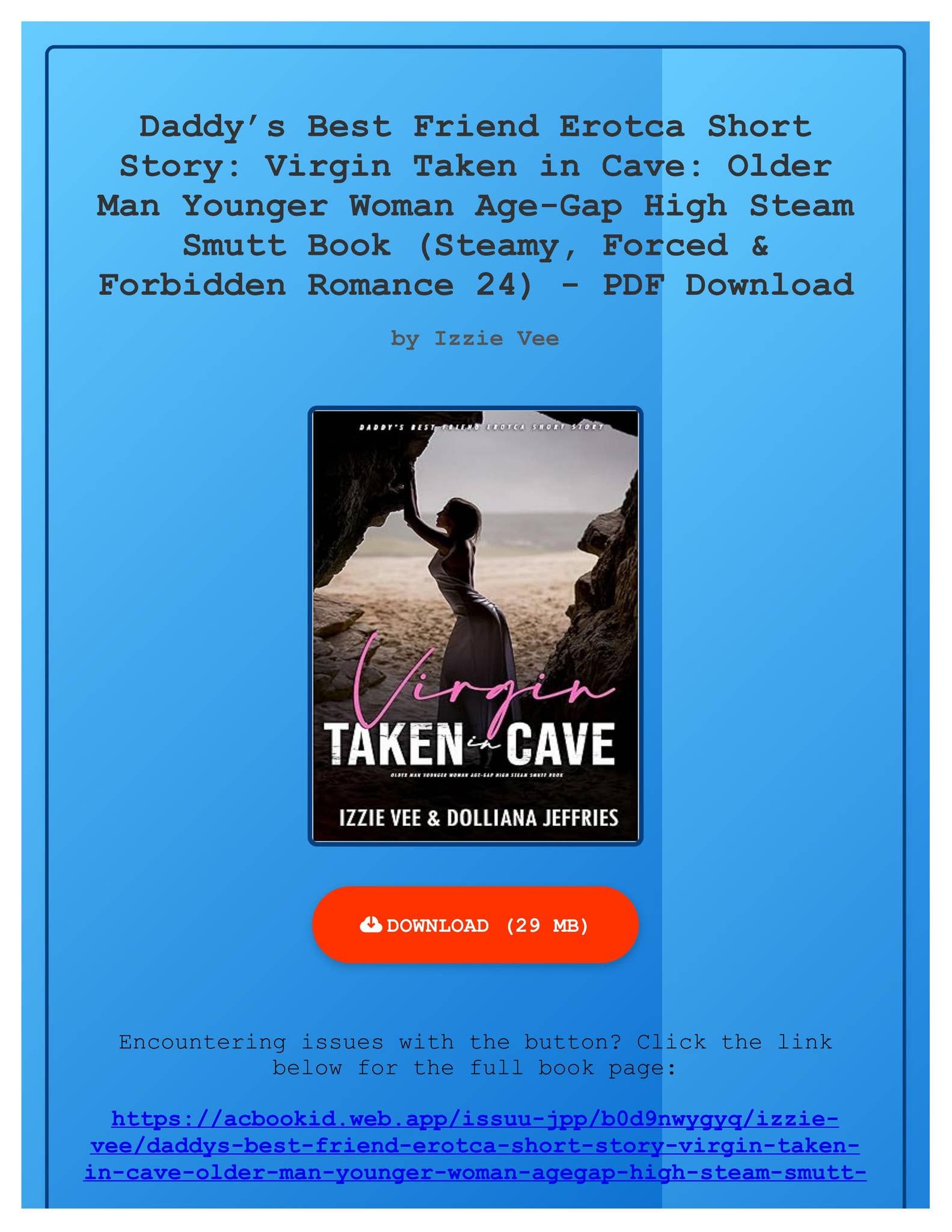 (PDF) Daddy’s Best Friend Erotca Short Story: Virgin Taken in Cave ...