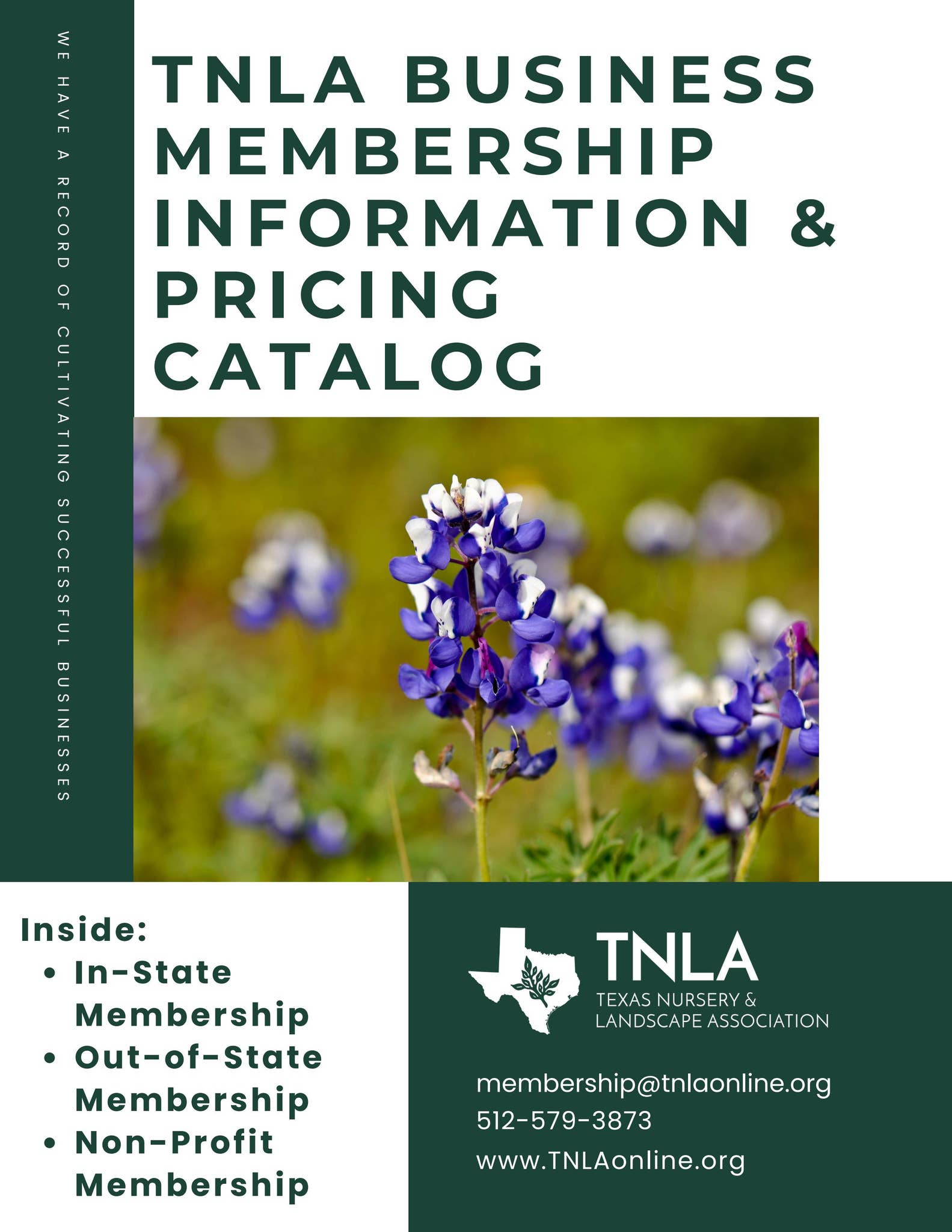 TNLA Business Membership Pricing Catalog by Texas Nursery & Landscape ...