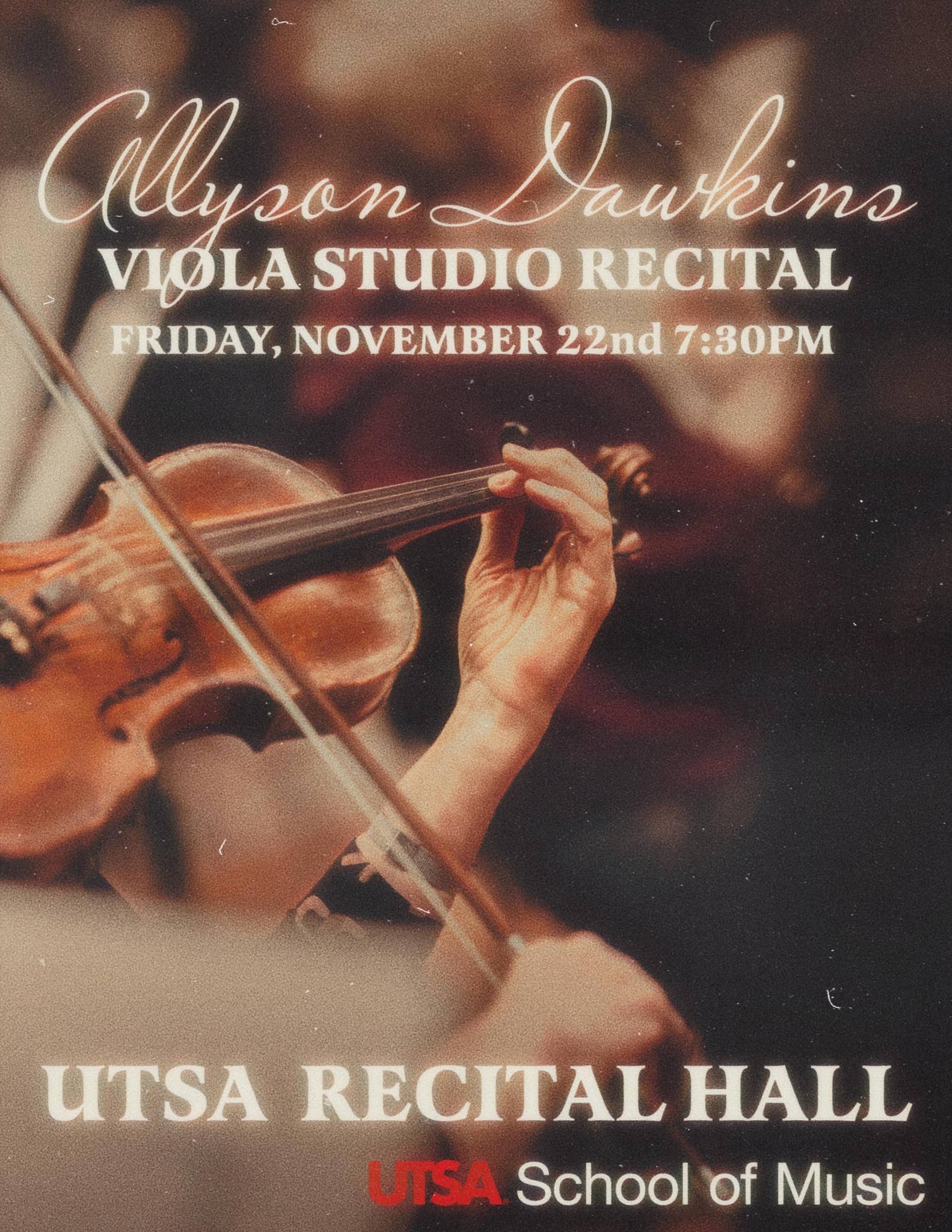 Viola Studio Recital Program 22 Nov 24 by UTSA School of Music - Issuu