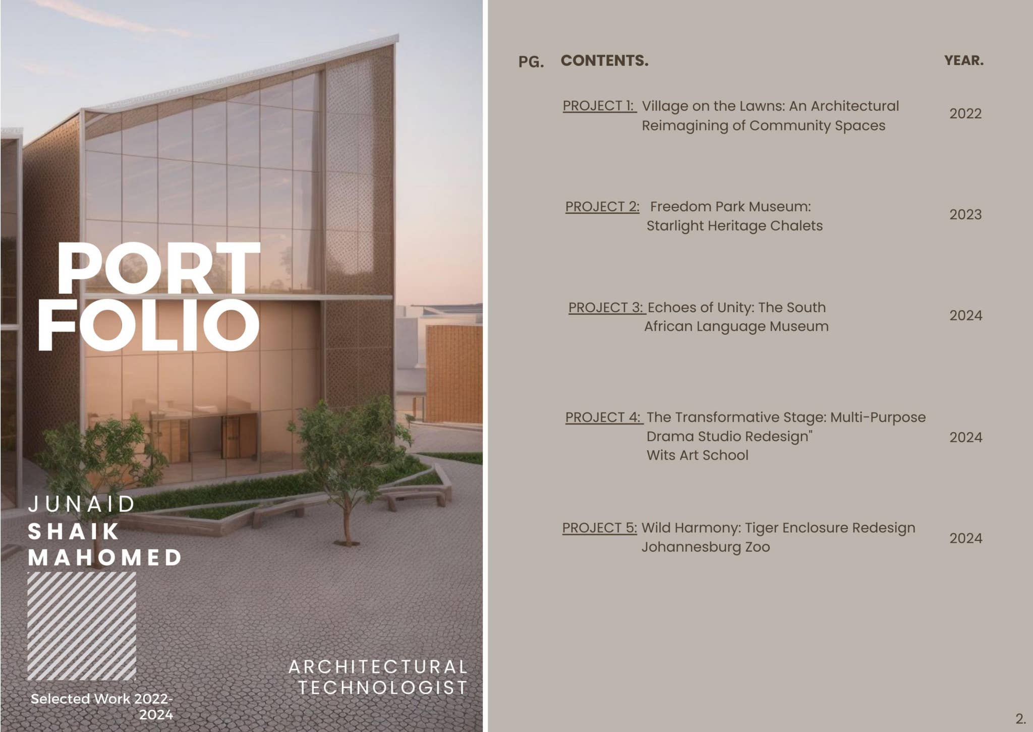 Architecture Portfolio by Junaid Shaik Mahomed - Issuu