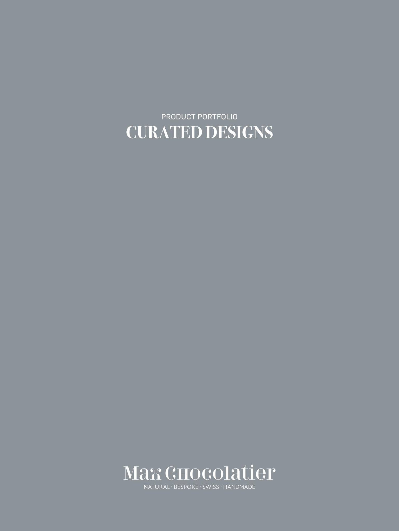 Max Chocolatier Personalisation Brochure (Product Portfolio) by Max ...