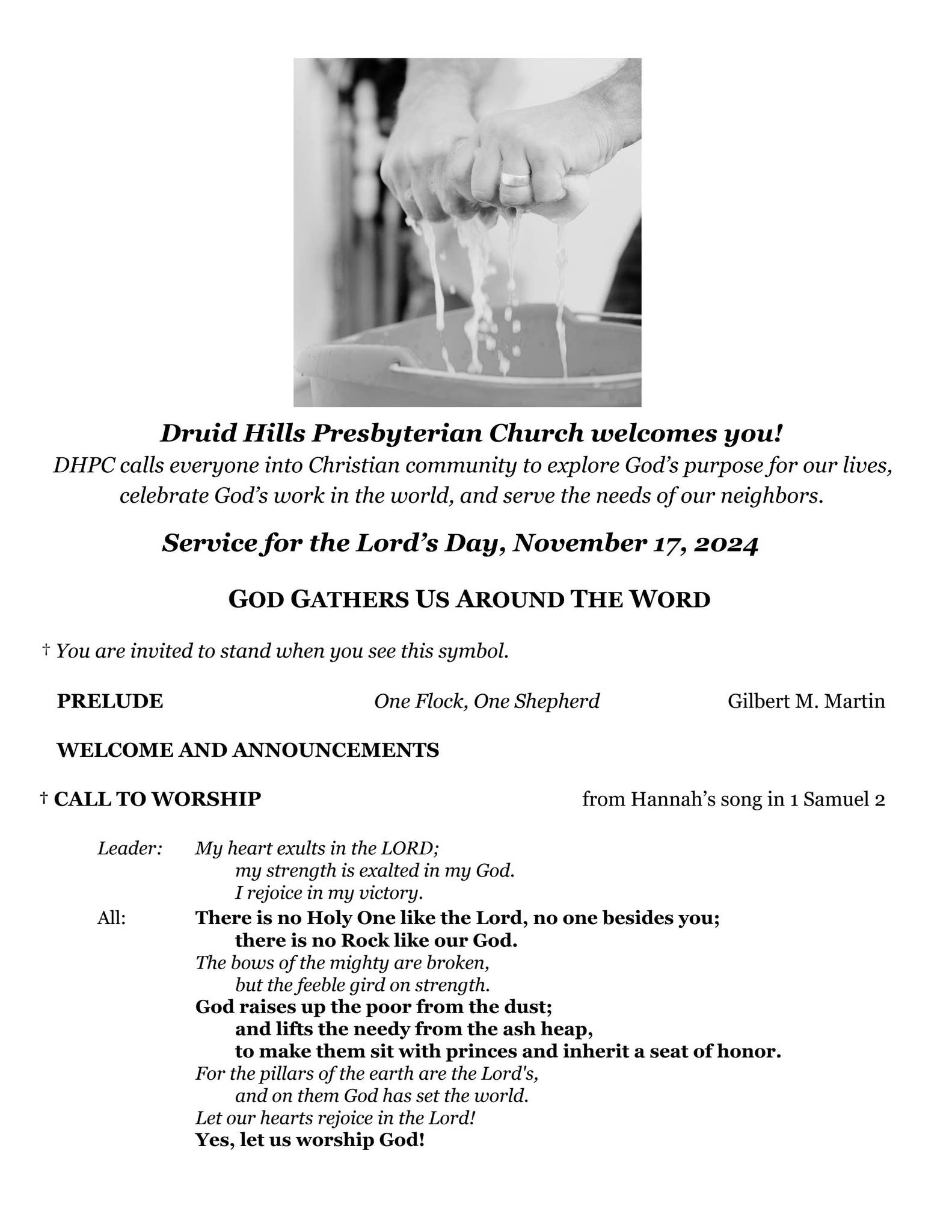 11.17.24 Worship Bulletin by Nate Baughman - Issuu