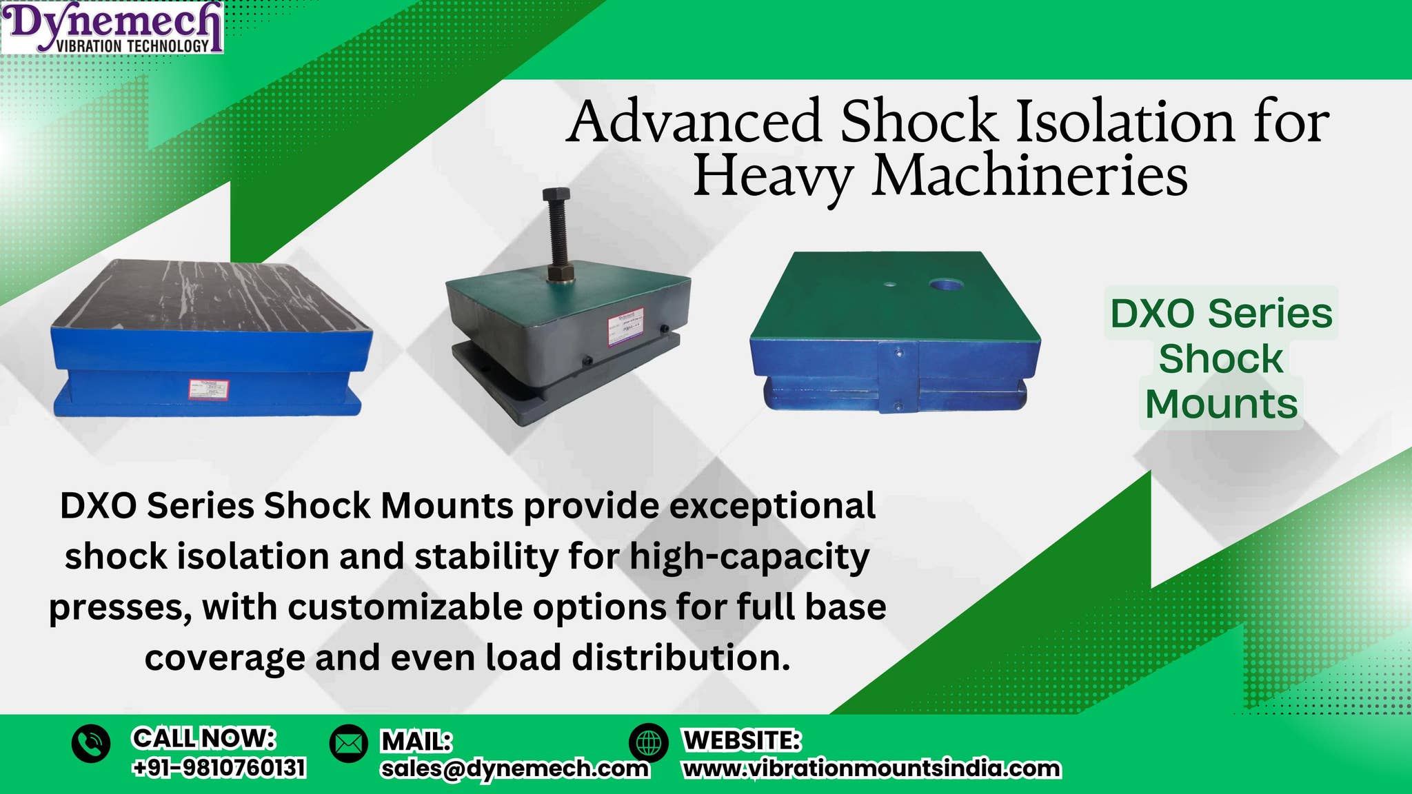DXO Series Shock Isolation Mounts: Latest Technology for Vibration ...