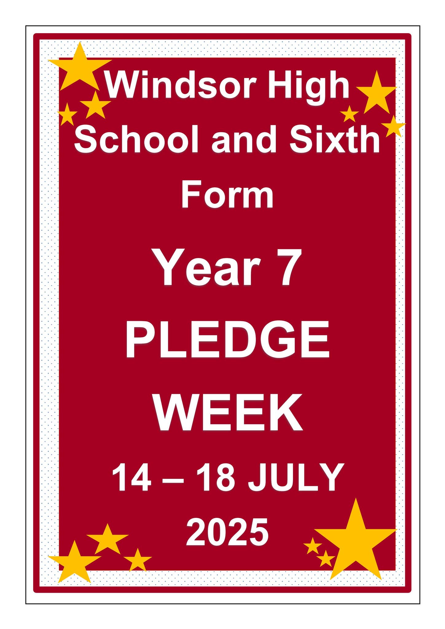 Pledge Week 2025 by Windsor Academy Trust - Issuu