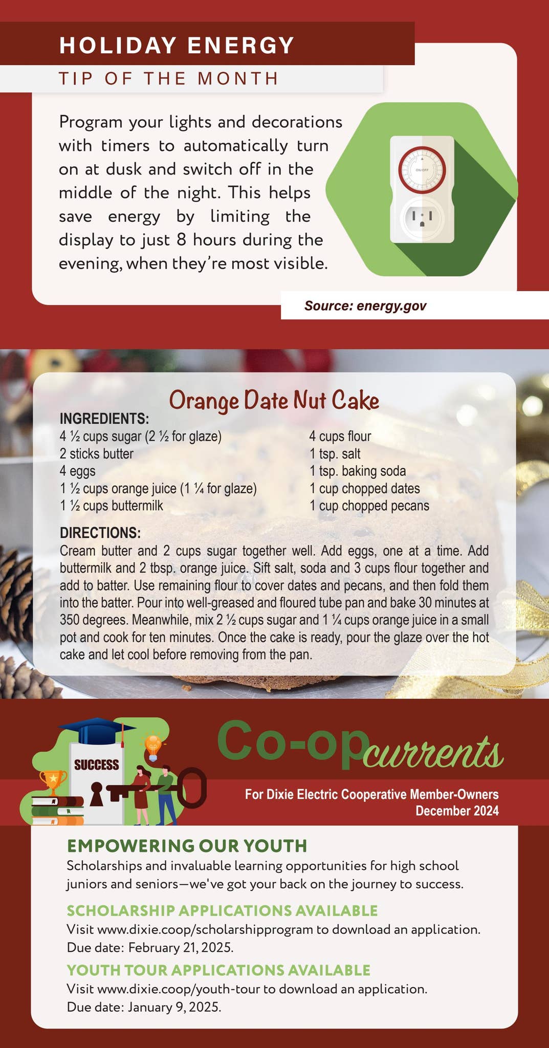 2024 December Dixie Electric Co-op Currents Bill Stuffer by Inside ...