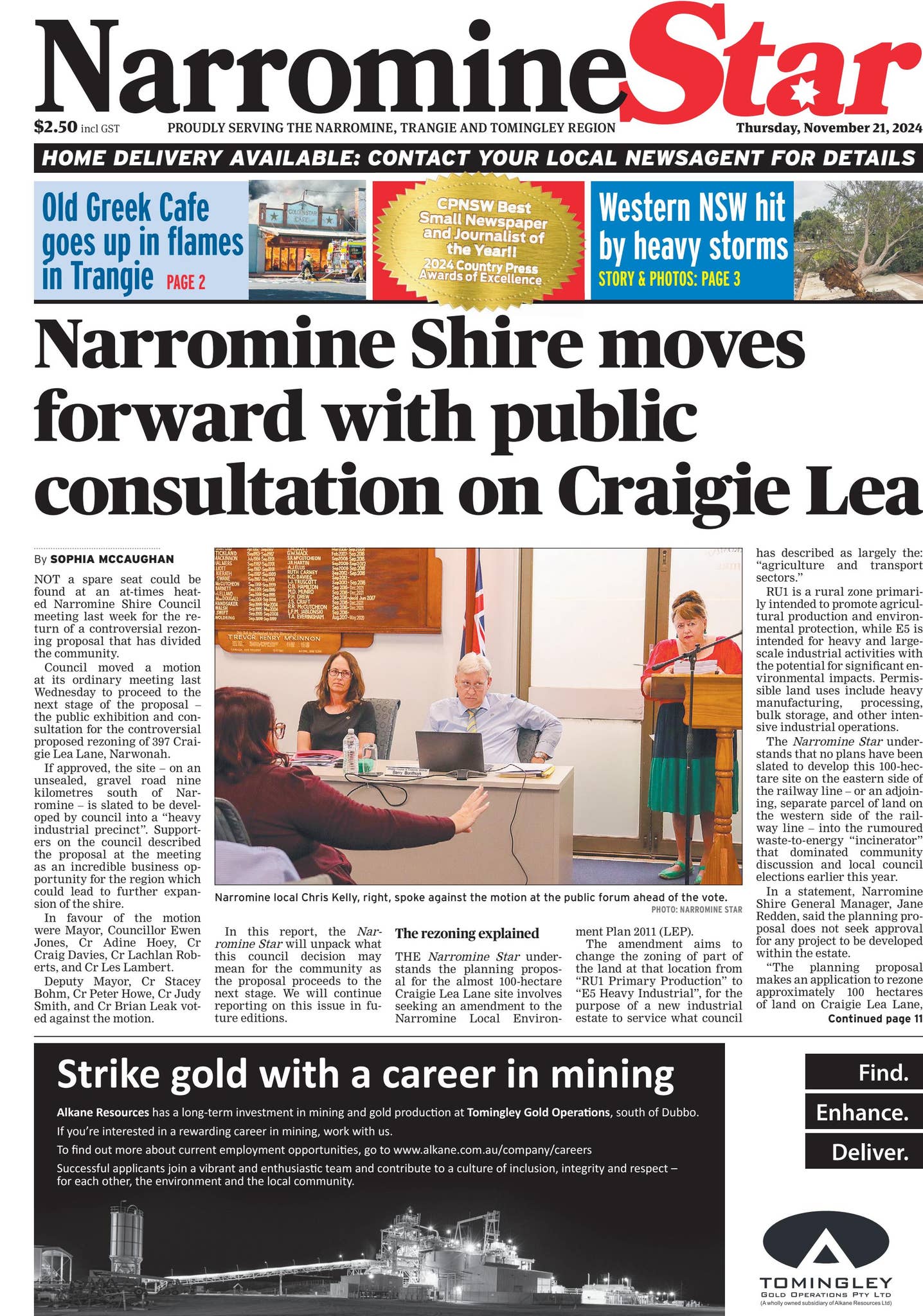 Narromine Star 21.11.2024 by Panscott Media - Issuu