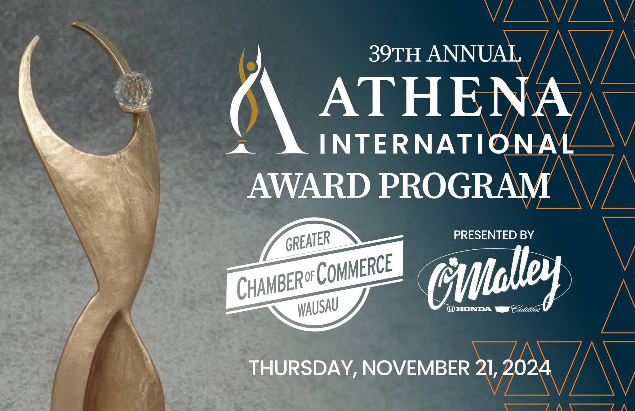 Printed program for 2024 ATHENA Awards by Greater Wausau Chamber of ...