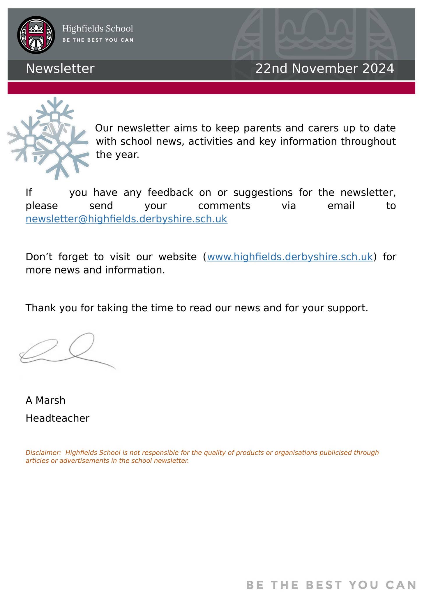 Issue 32 by Highfields School - Issuu