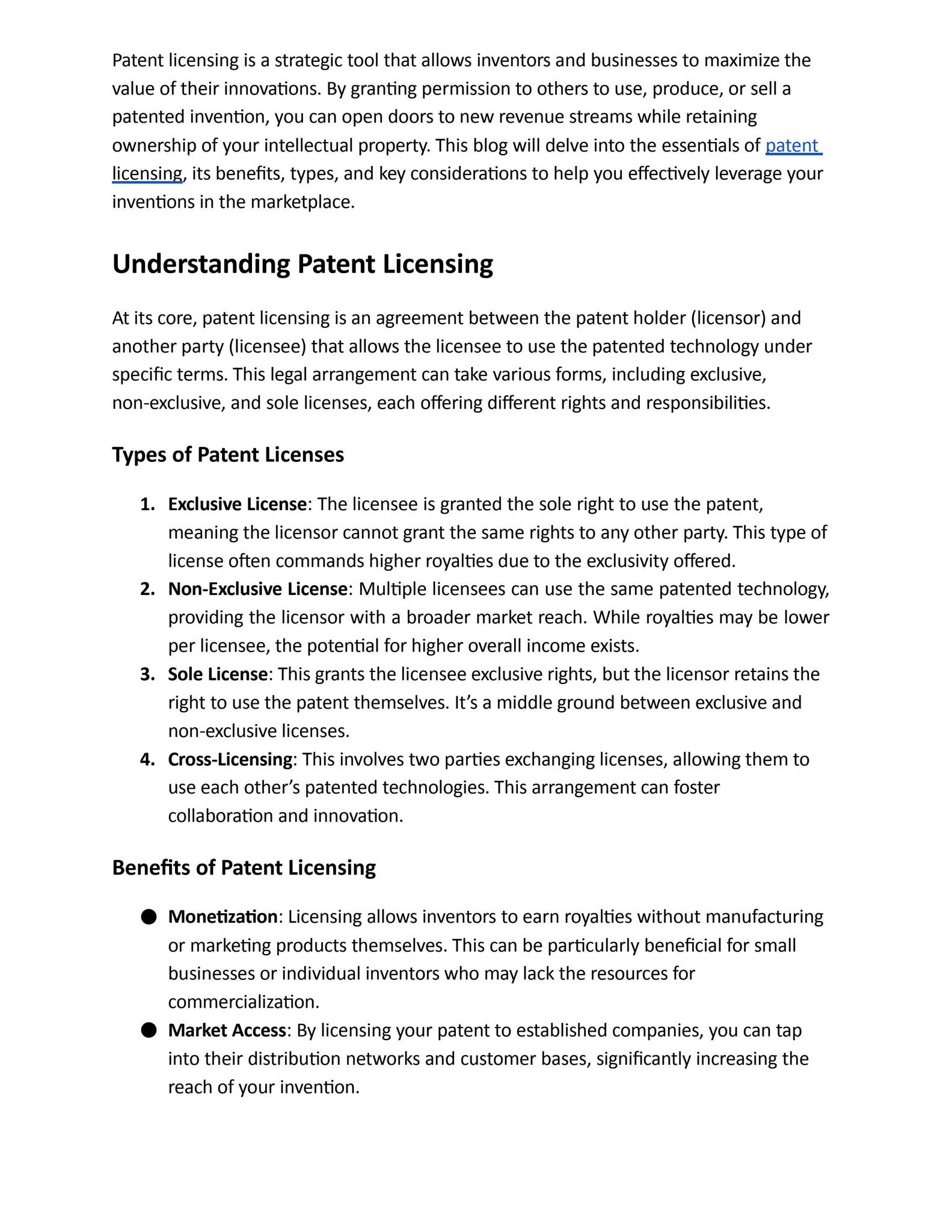 Patent Licensing 101_ Maximize Your Invention's Value (1) by The ...