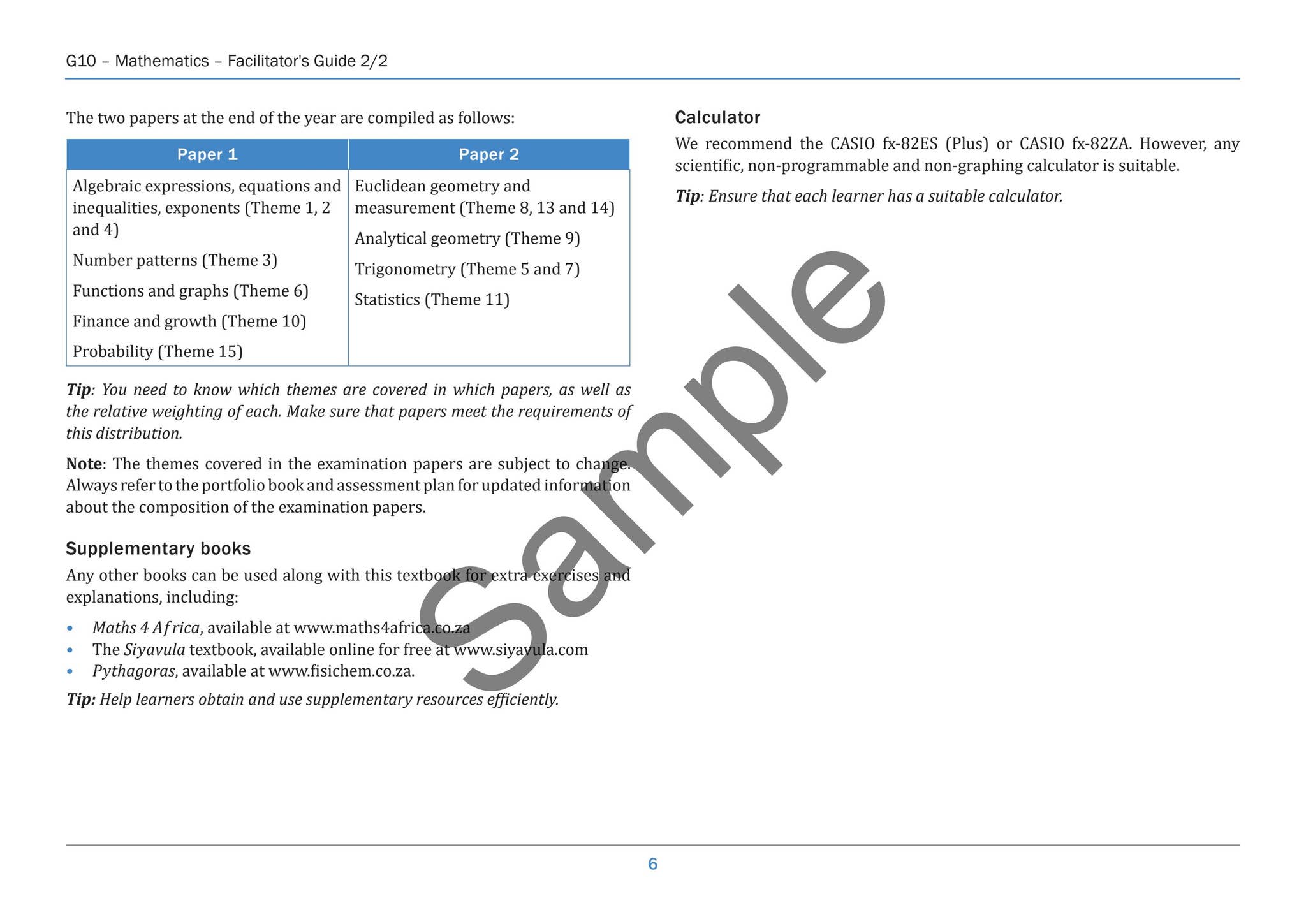Grade 10 Facilitator's Guide 2/2 Mathematics by Impaq - Issuu