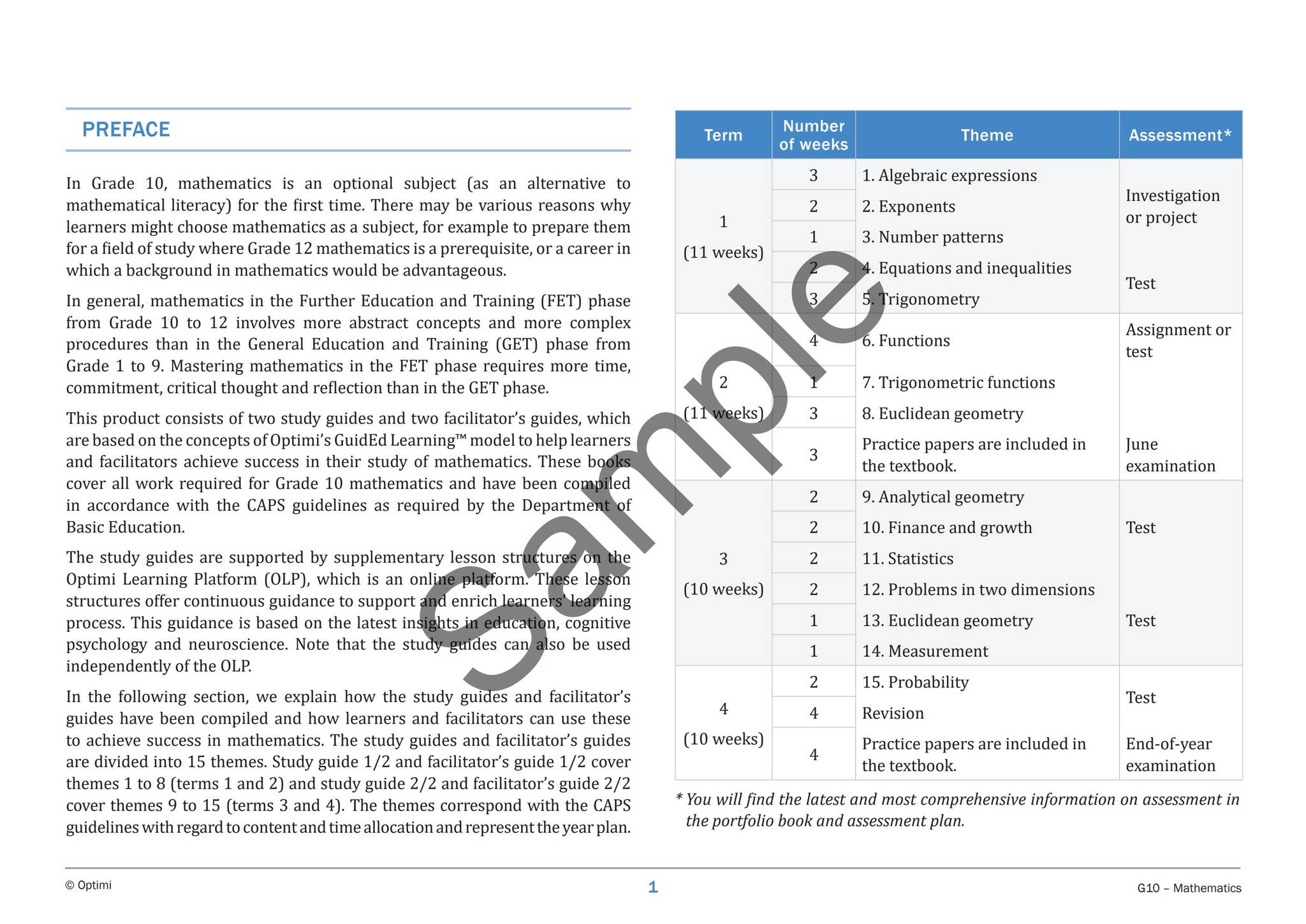 Grade 10 Facilitator's Guide 2/2 Mathematics by Impaq - Issuu