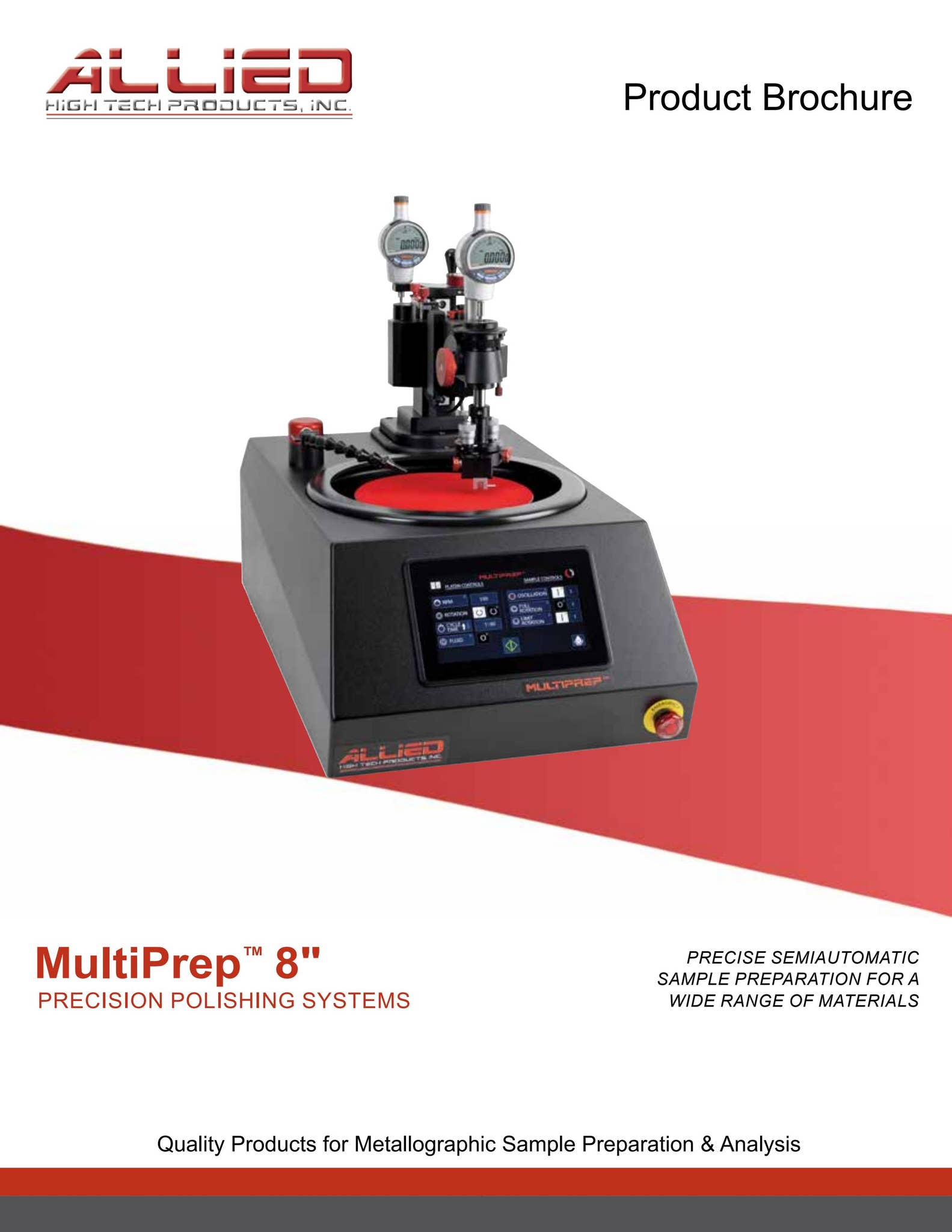 MultiPrep™ 8" Precision Polishing Systems Brochure by Allied High Tech ...