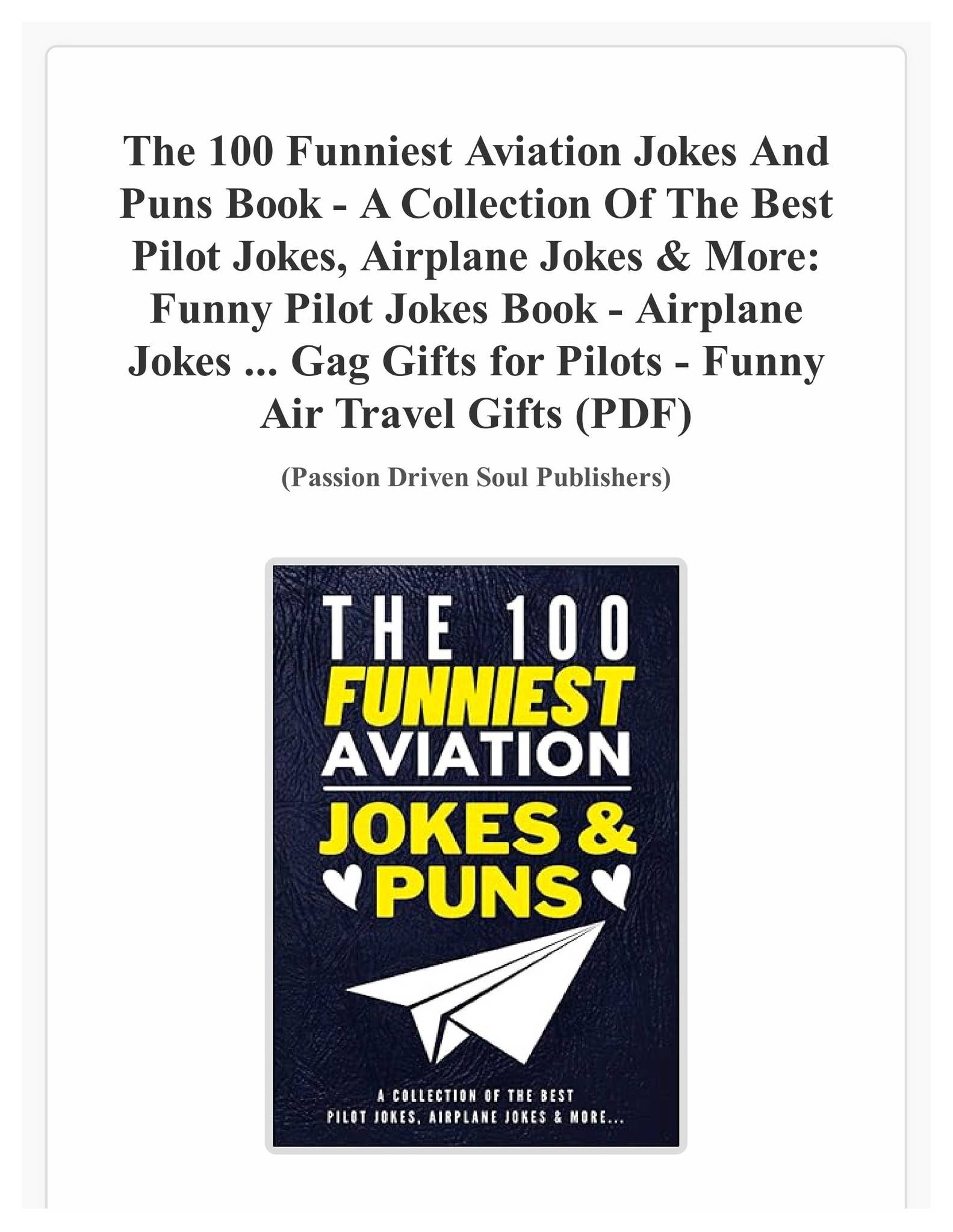 Ebook_The_100_Funniest_Aviation_Jokes_And_Puns_Book_-_A_Collection_Of ... Ebook_The_100_Funniest_Aviation_Jokes_And_Puns_Book_-_A_Collection_Of ...