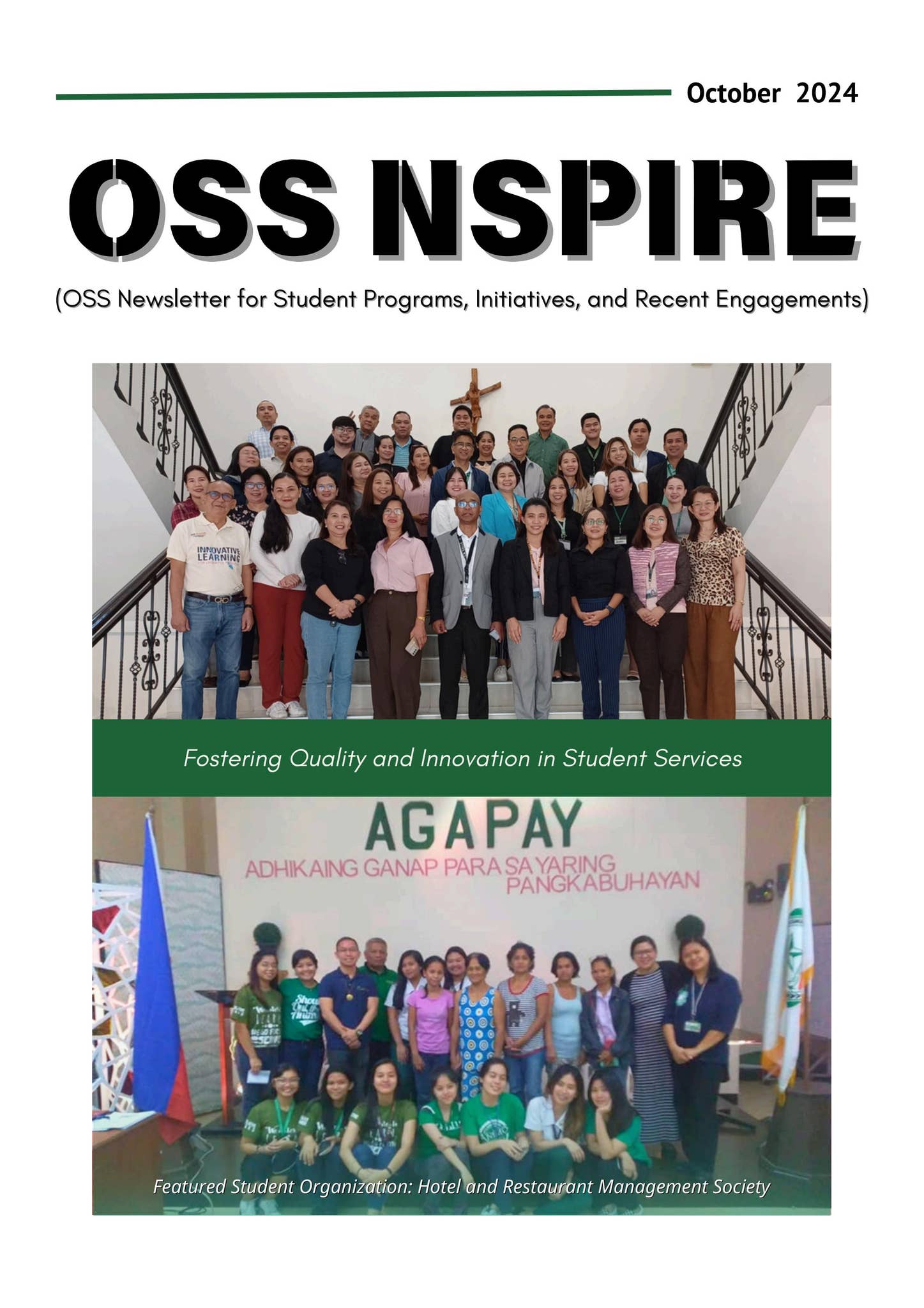 OSS NSPIRE October 2024 Issue by DLSU-D Office of Student Services (OSS) - Issuu