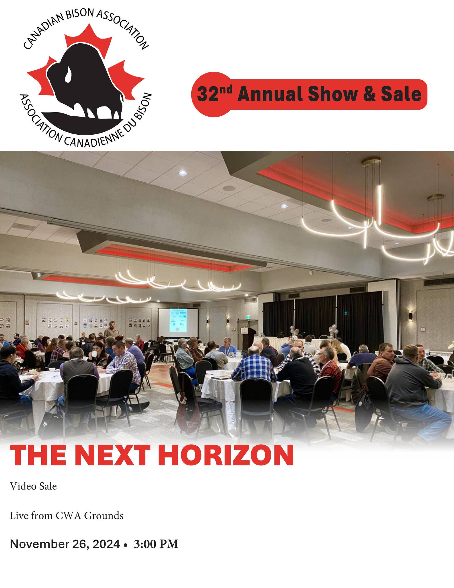 CWA 2024 Bison Sale & Convention Booklet by DLMS-Cattlevids.ca - Issuu