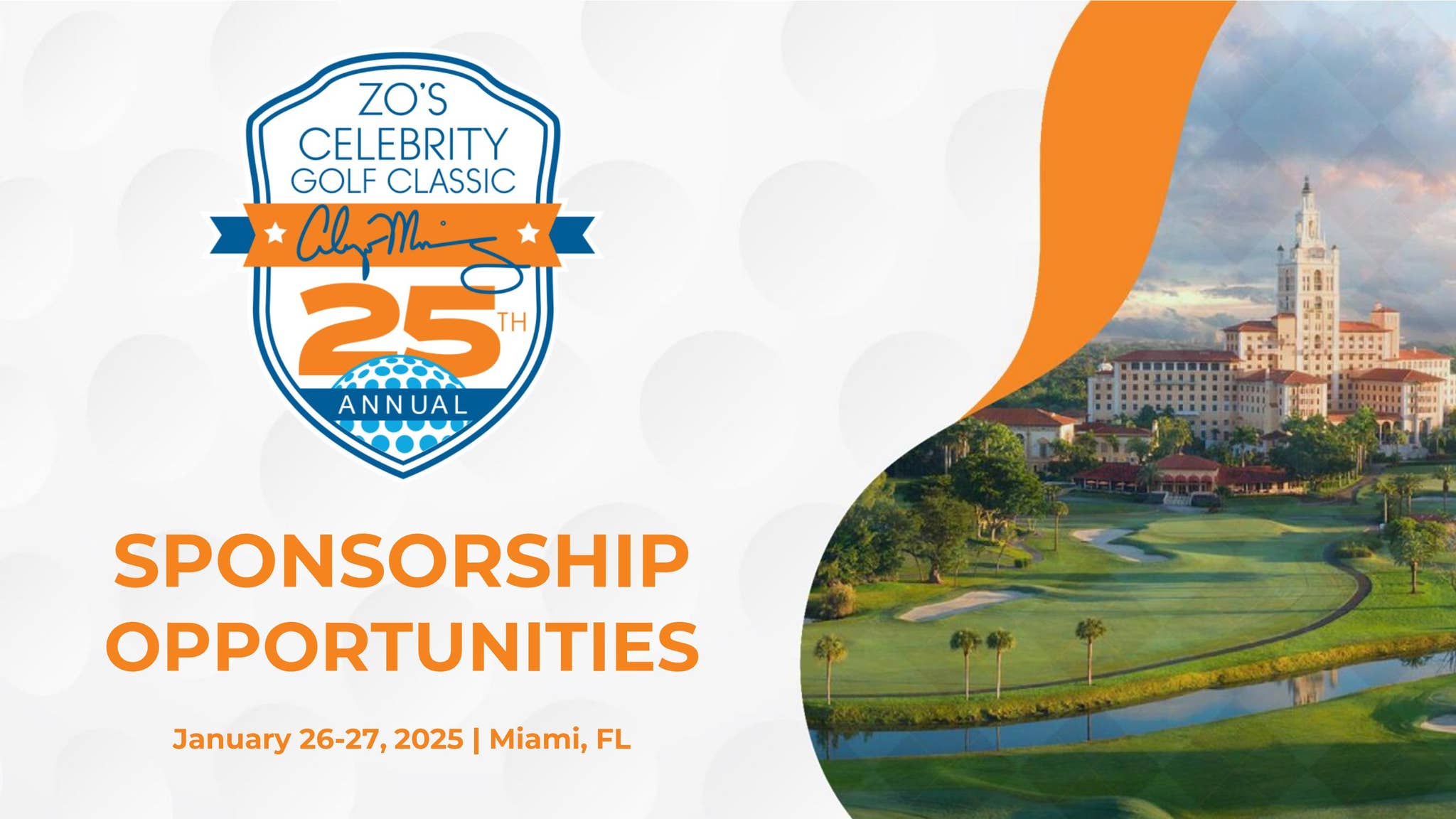 2025 Zos Celebrity Golf Classic Sponsorship by OYCmiami - Issuu