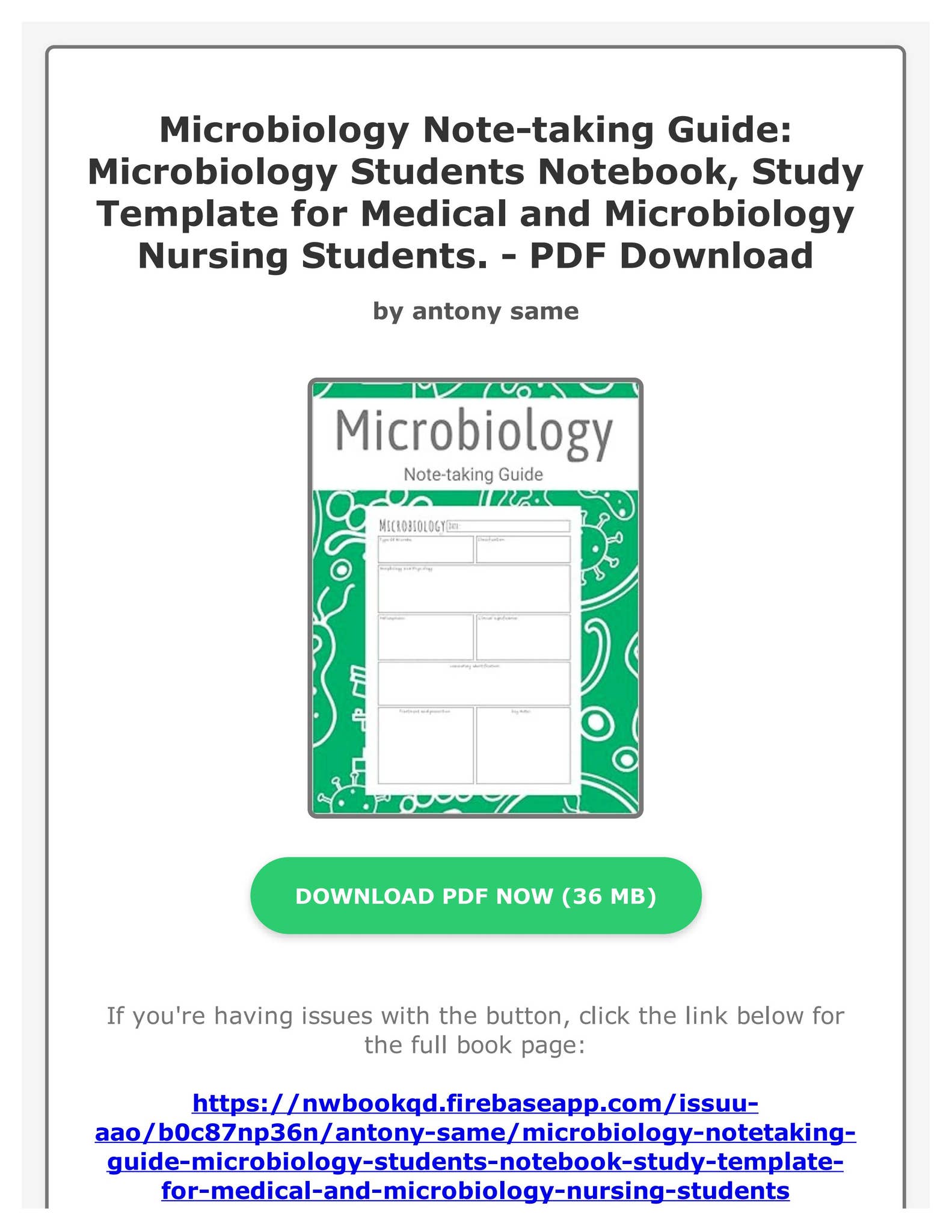 (Download) Microbiology Note-taking Guide: Microbiology Students ... (Download) Microbiology Note-taking Guide: Microbiology Students ...